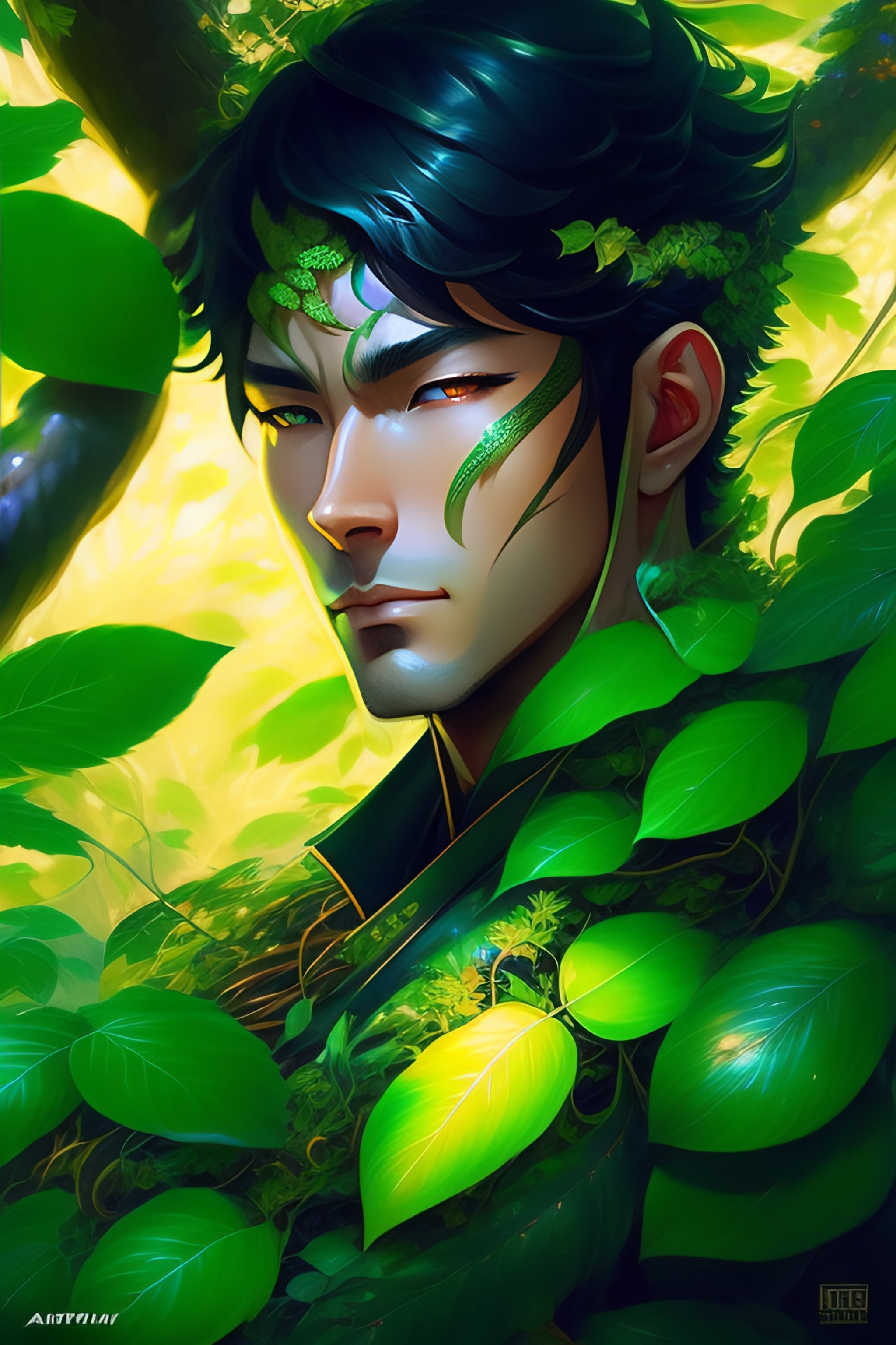 Lexica - Anime key visual of a web developer man, dc comics, covered in ...