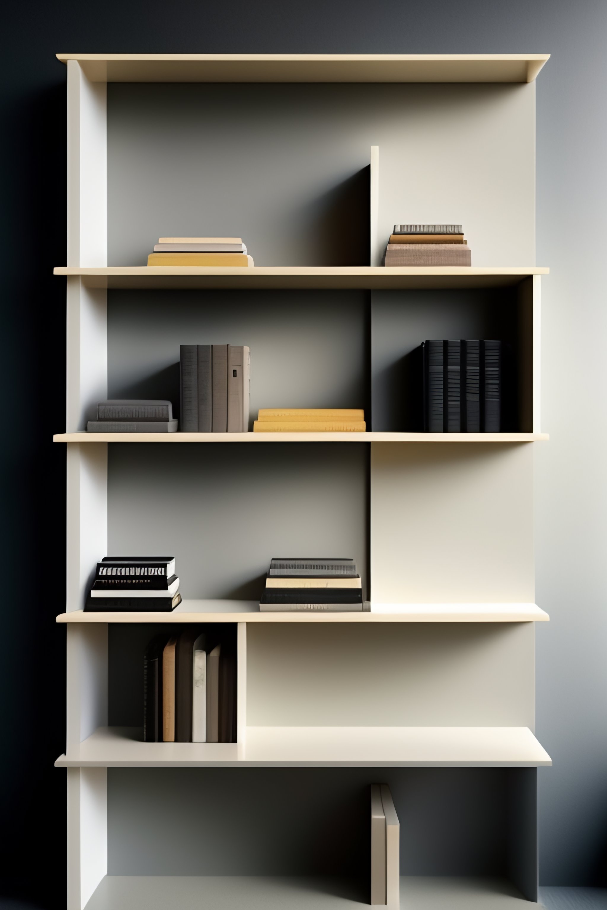 Lexica - A filled book shelf designed by Dieter Rams. Intricate details