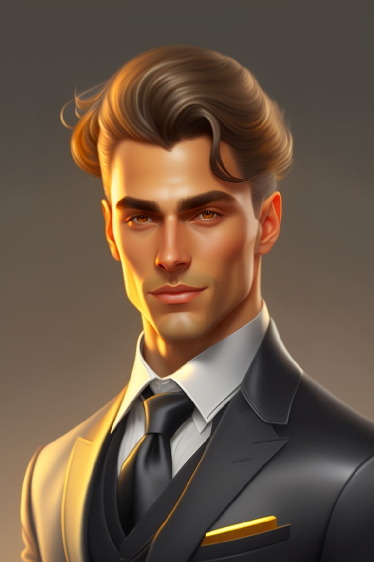 Lexica - Highly detailed portrait of Extremely handsome White American ...