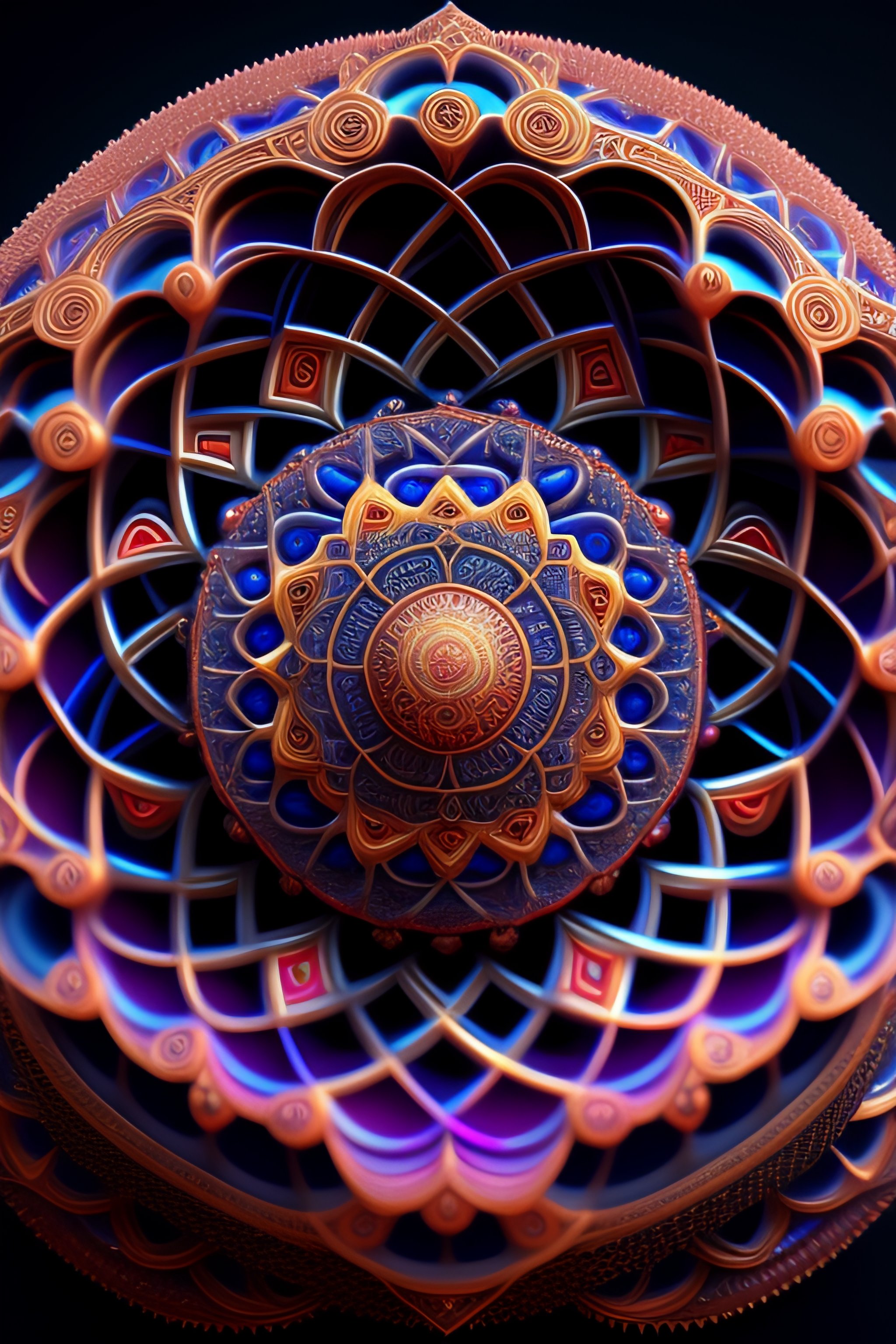 Lexica - Fractal structure, tangled mandala vortex, hyperdetailed ...