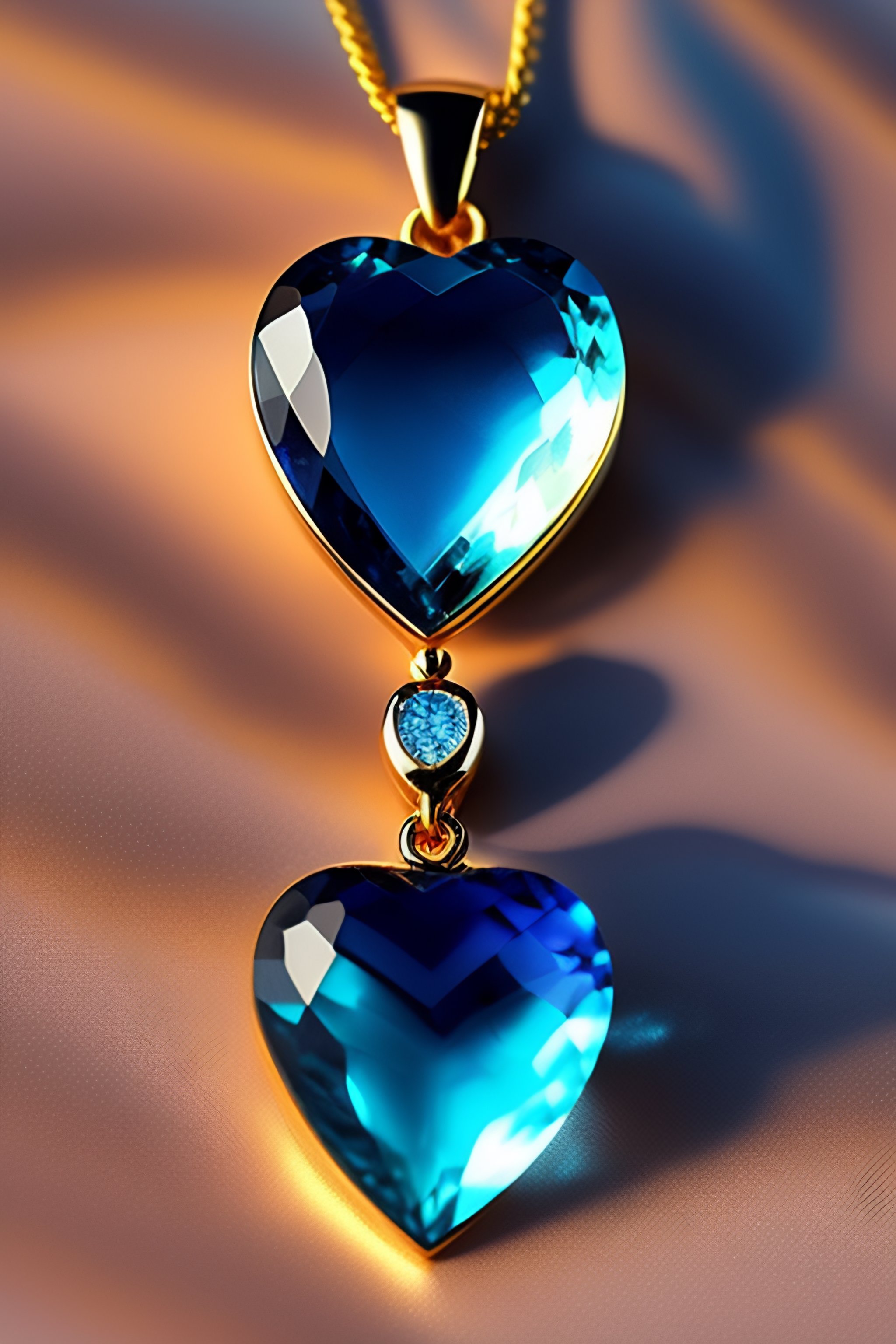 Lexica - Pendant Style: Solitaire Stone: Natural London Blue Topaz ...