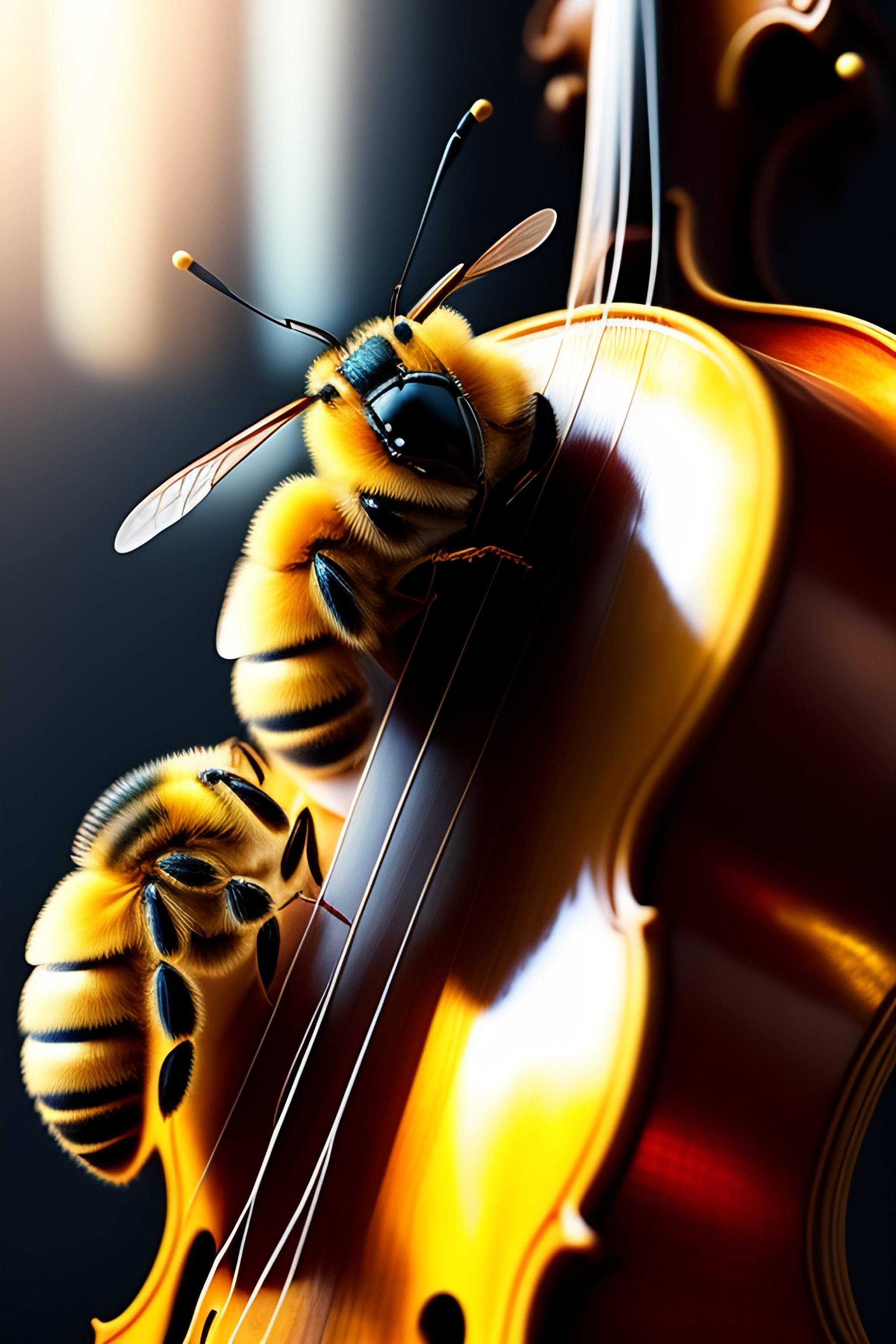 Lexica - Bee,playing music,cello