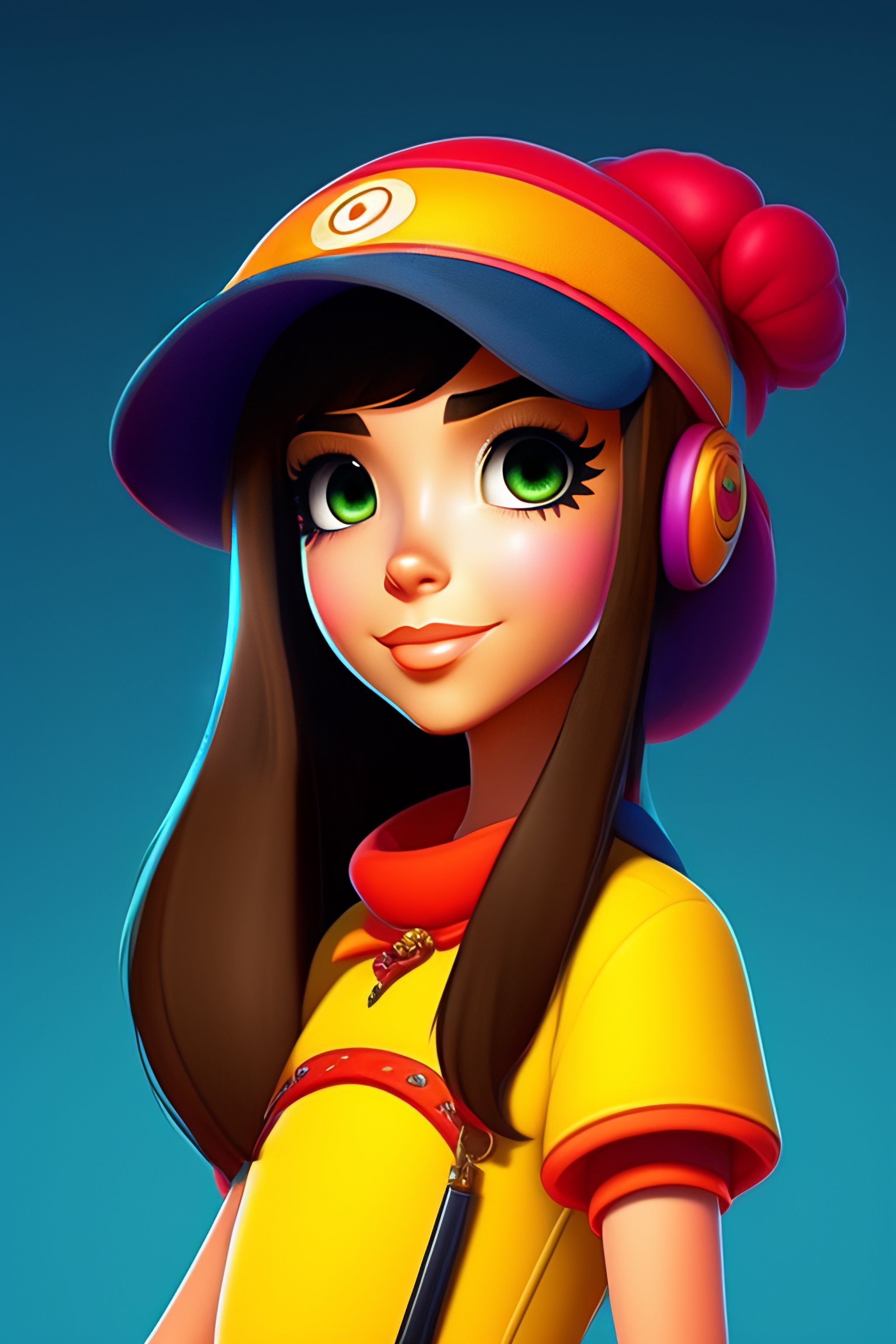 Lexica - Girl from wander over yonder cartoon