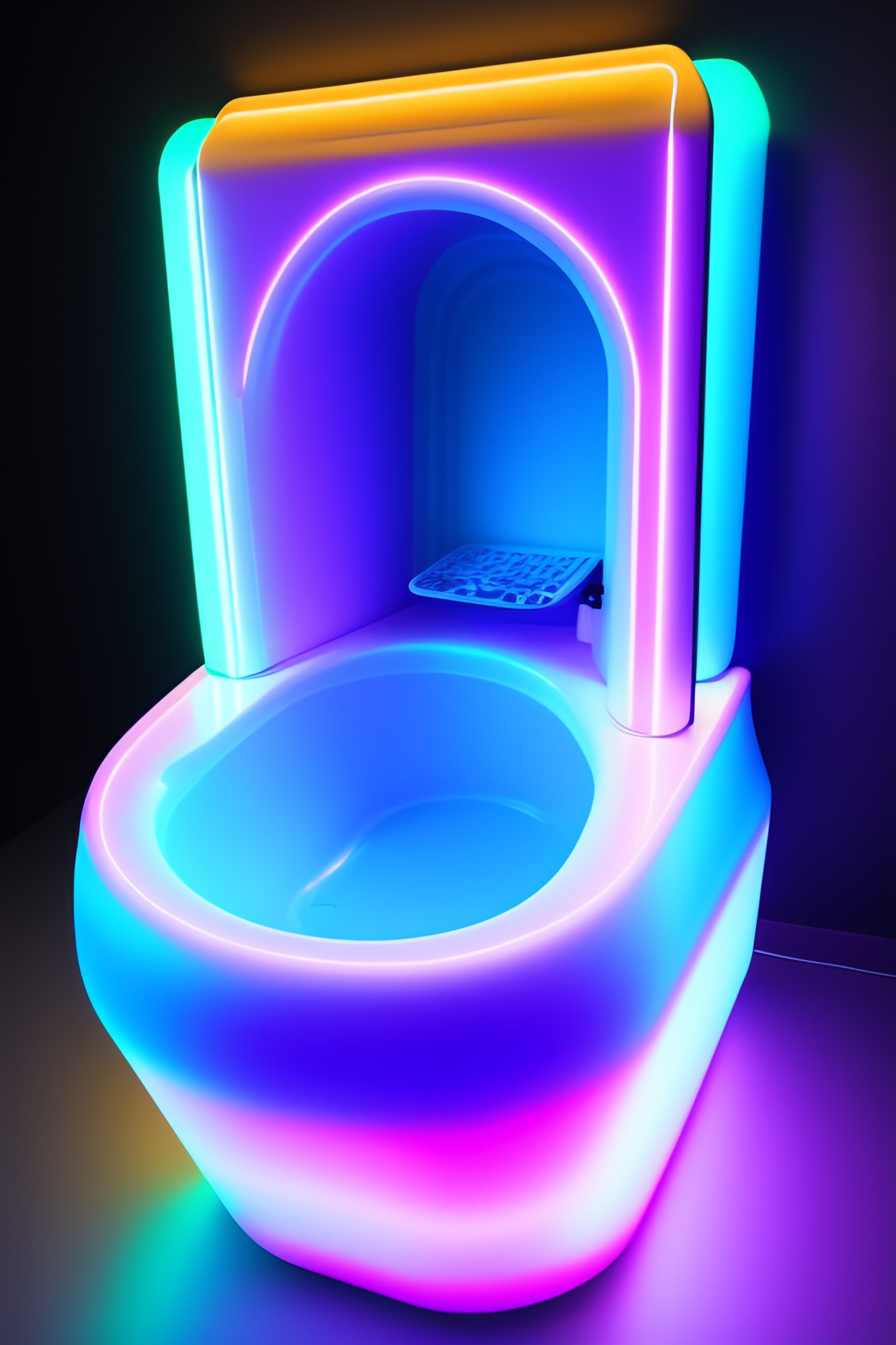 Lexica - A gaming urinal with rgb