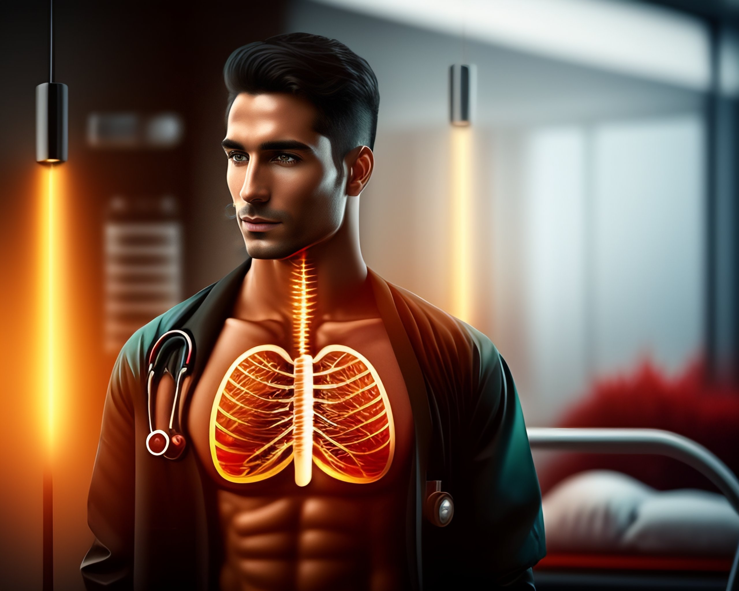 Lexica - Lung cancer, docter, hospital, happy