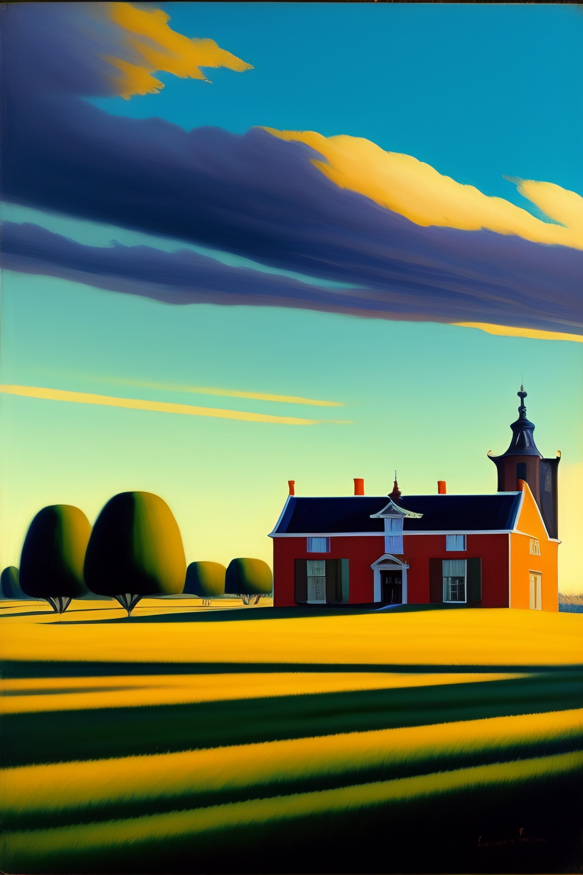 Lexica - Edward Hopper paining of the Netherlands