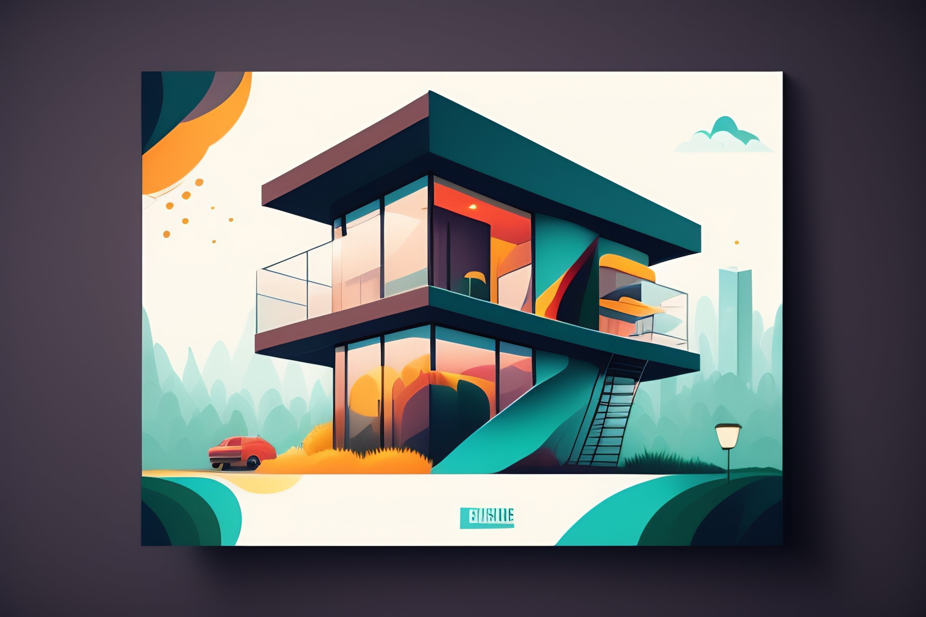 Lexica - Webpage background hero image for real estate company modern ...