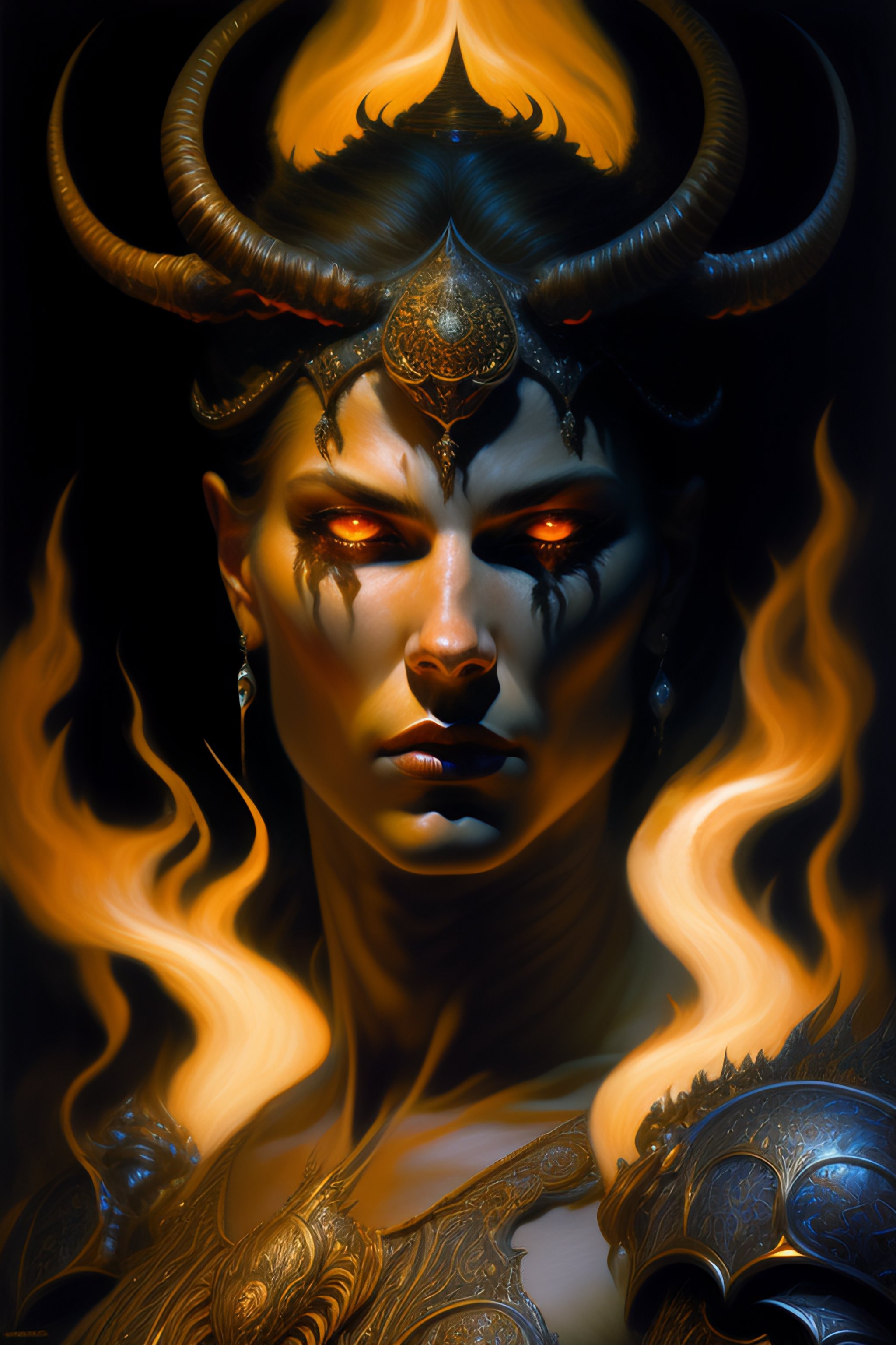 Lexica - A demon made of wisps of smoke ready to tear into your soul ...