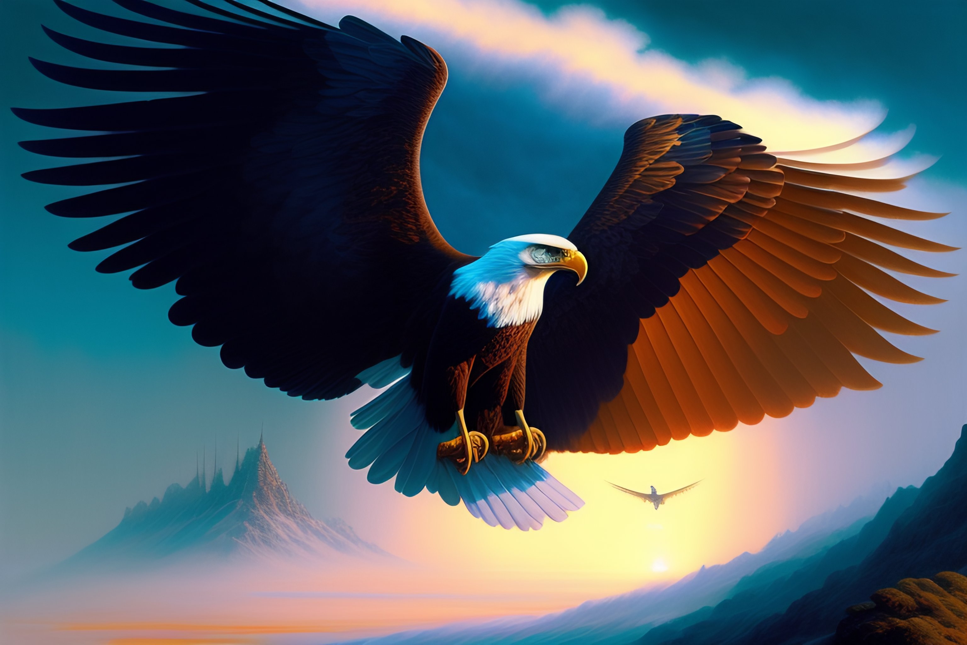 Lexica - Eagle, ethereal, extremely high detail, photorealistic ...