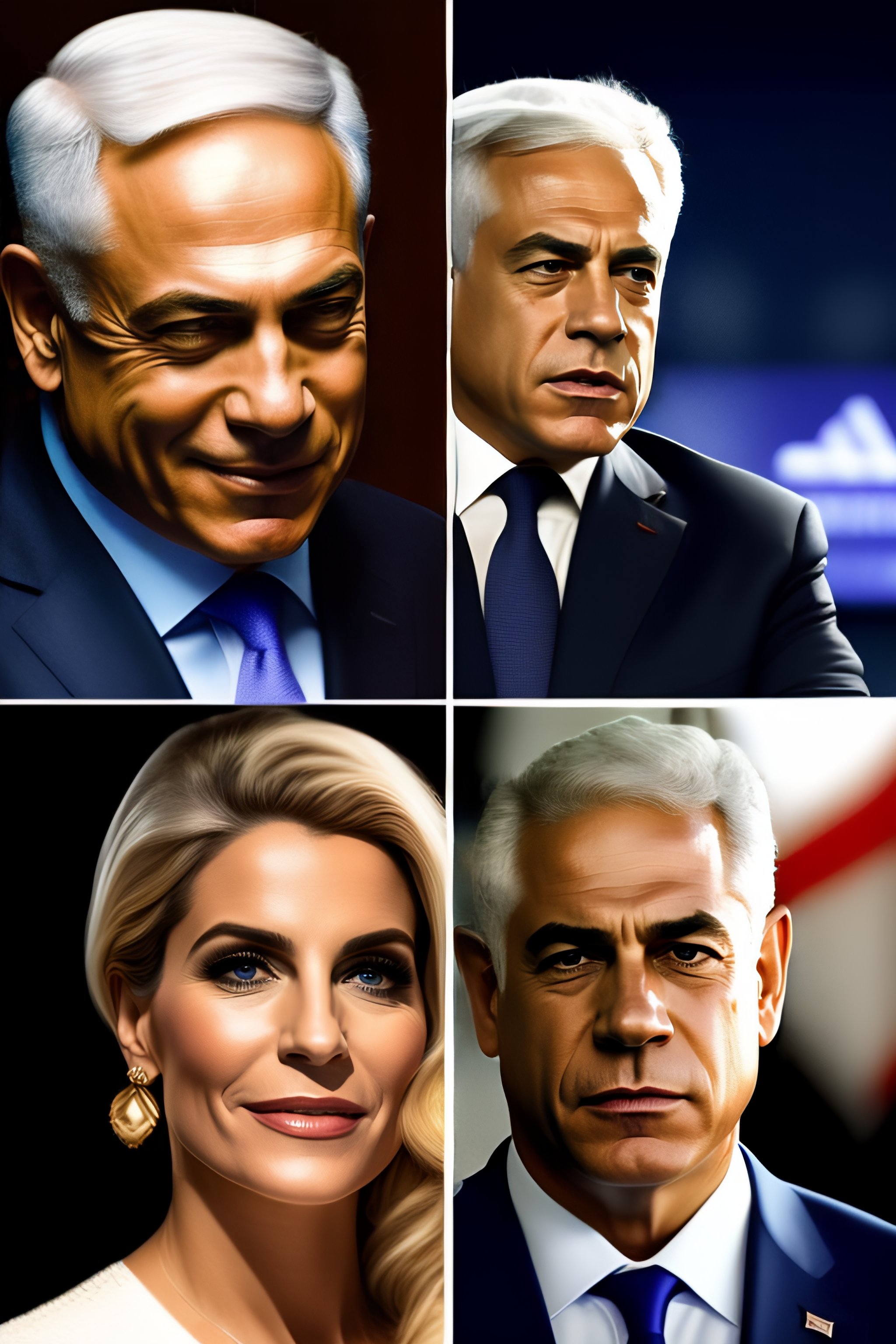 Lexica - Benjamin Netanyahu,+Yair Lapid+Sarah Netanyahu. all on one ...
