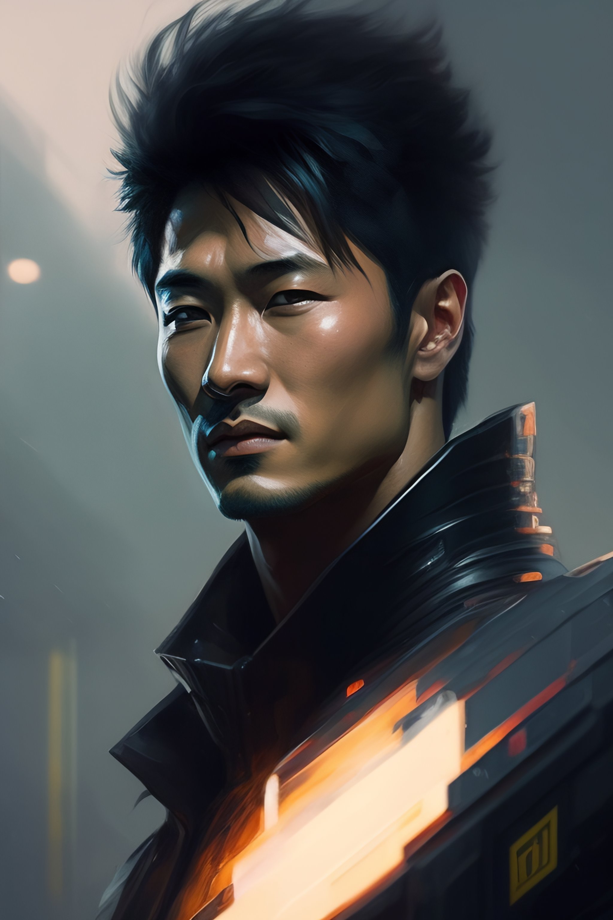 Lexica - Portrait of Victor tsoi by Greg Rutkowski, young, manly ...