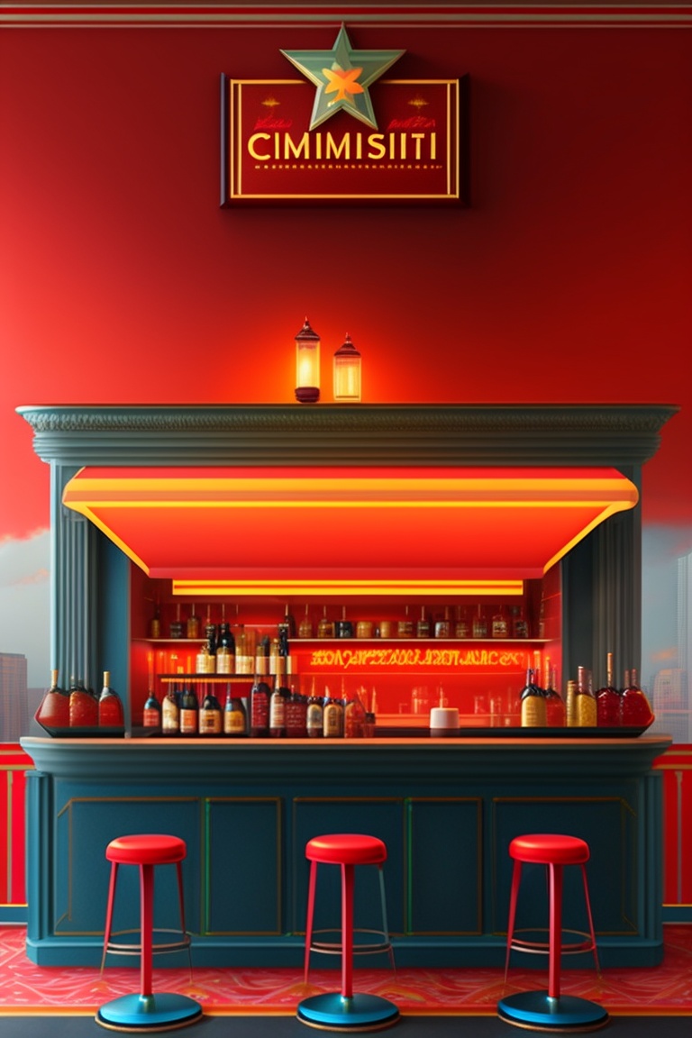 Lexica - Communist cocktail bar, marx, hengels, mao, trostky, lenin