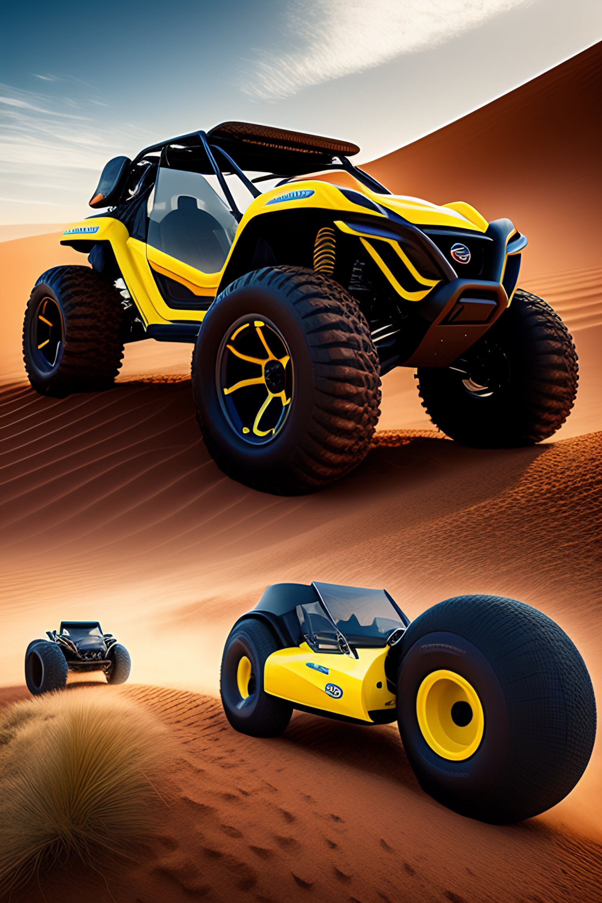 Lexica - New futures tyres design concept off-road ATV buggy protector ...
