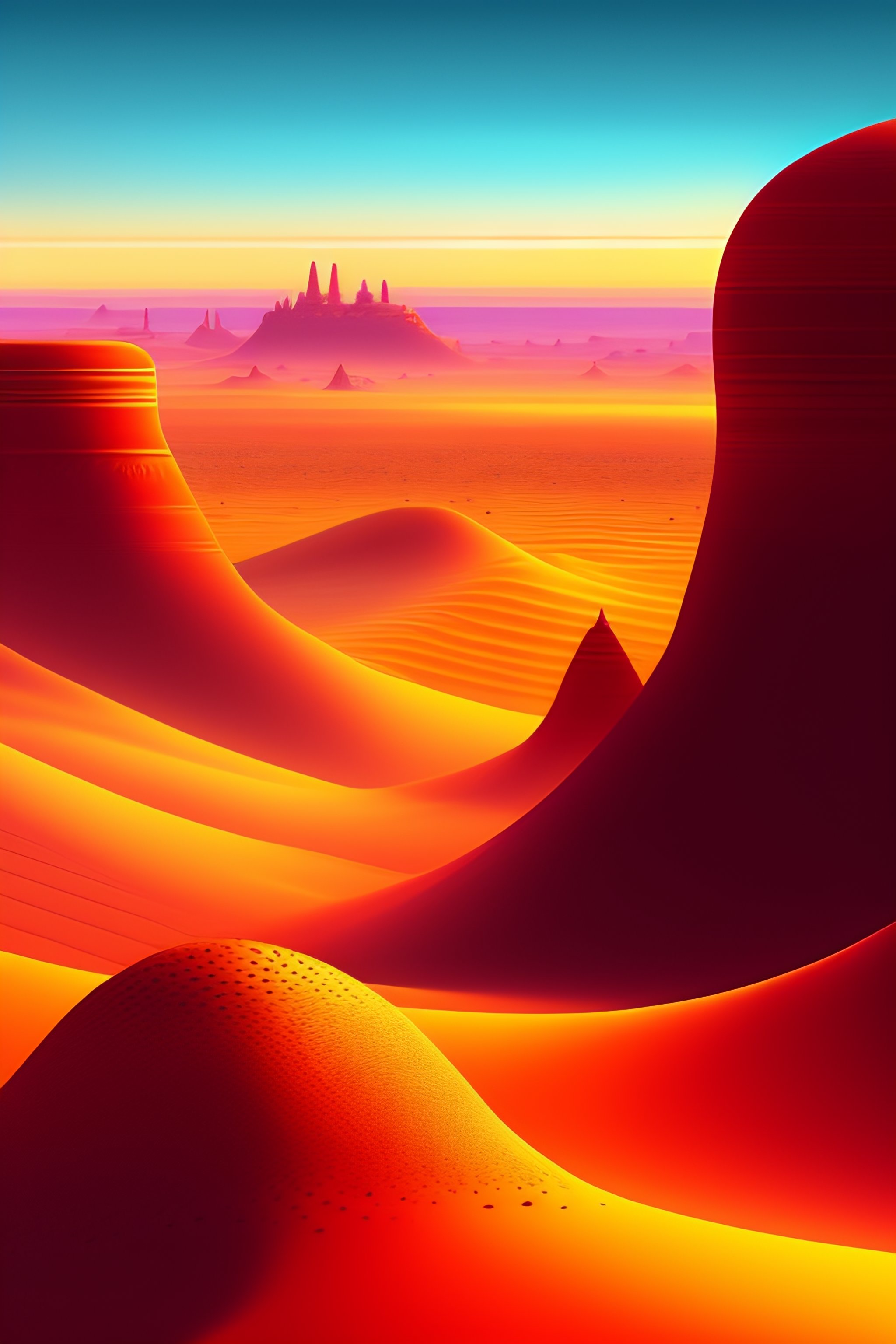 Lexica - 2d saharan desert by kilian eng