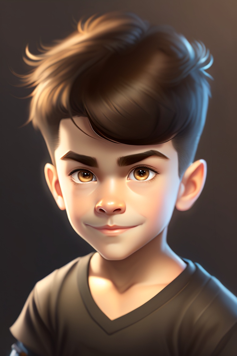 Lexica - An epic fantasy comic book style portrait painting of a young ...