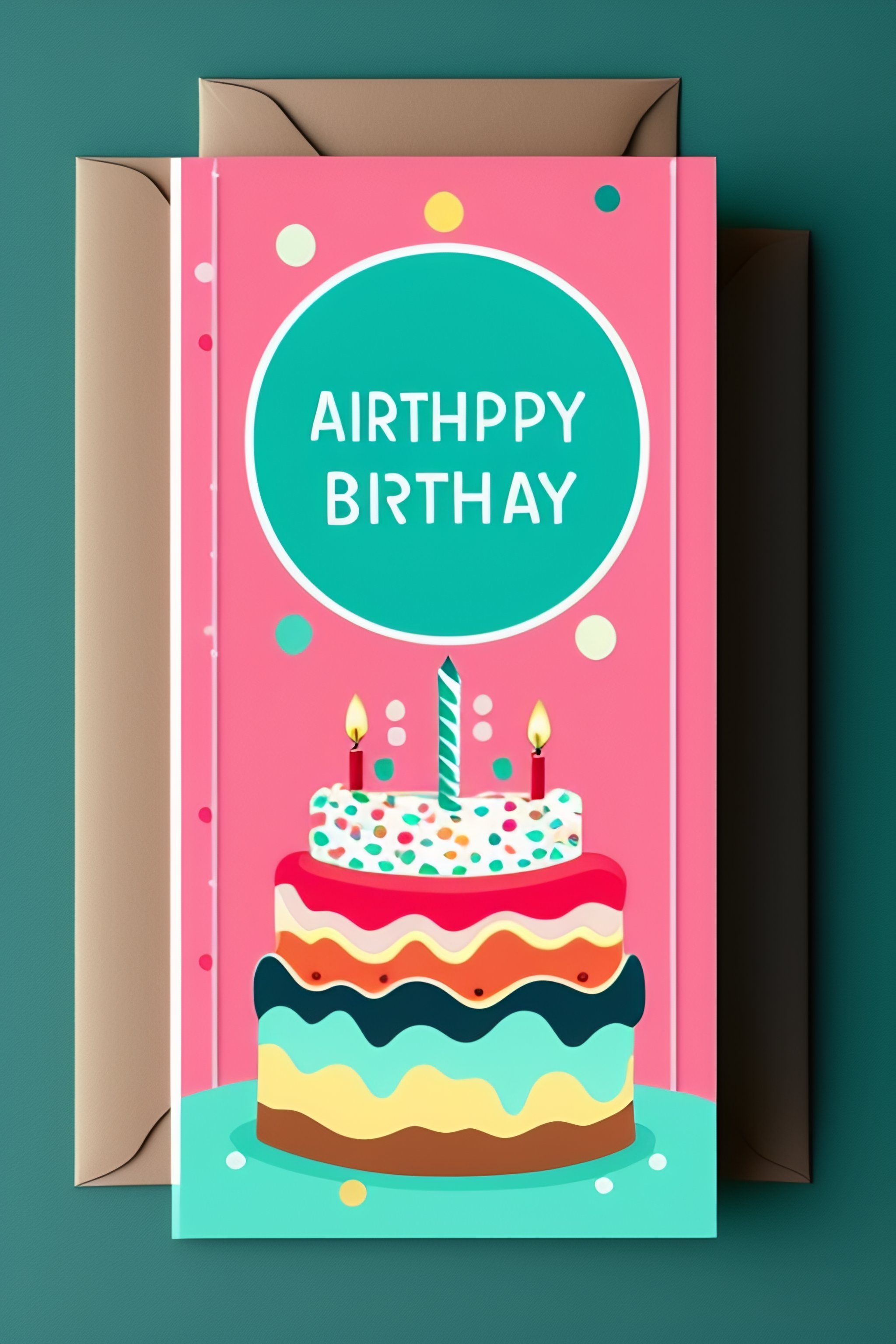 Lexica - A birthday card template