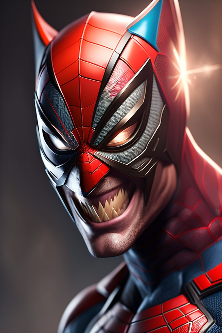 Lexica - Spider man with sharp and long teeth,sharp and long claws, no ...