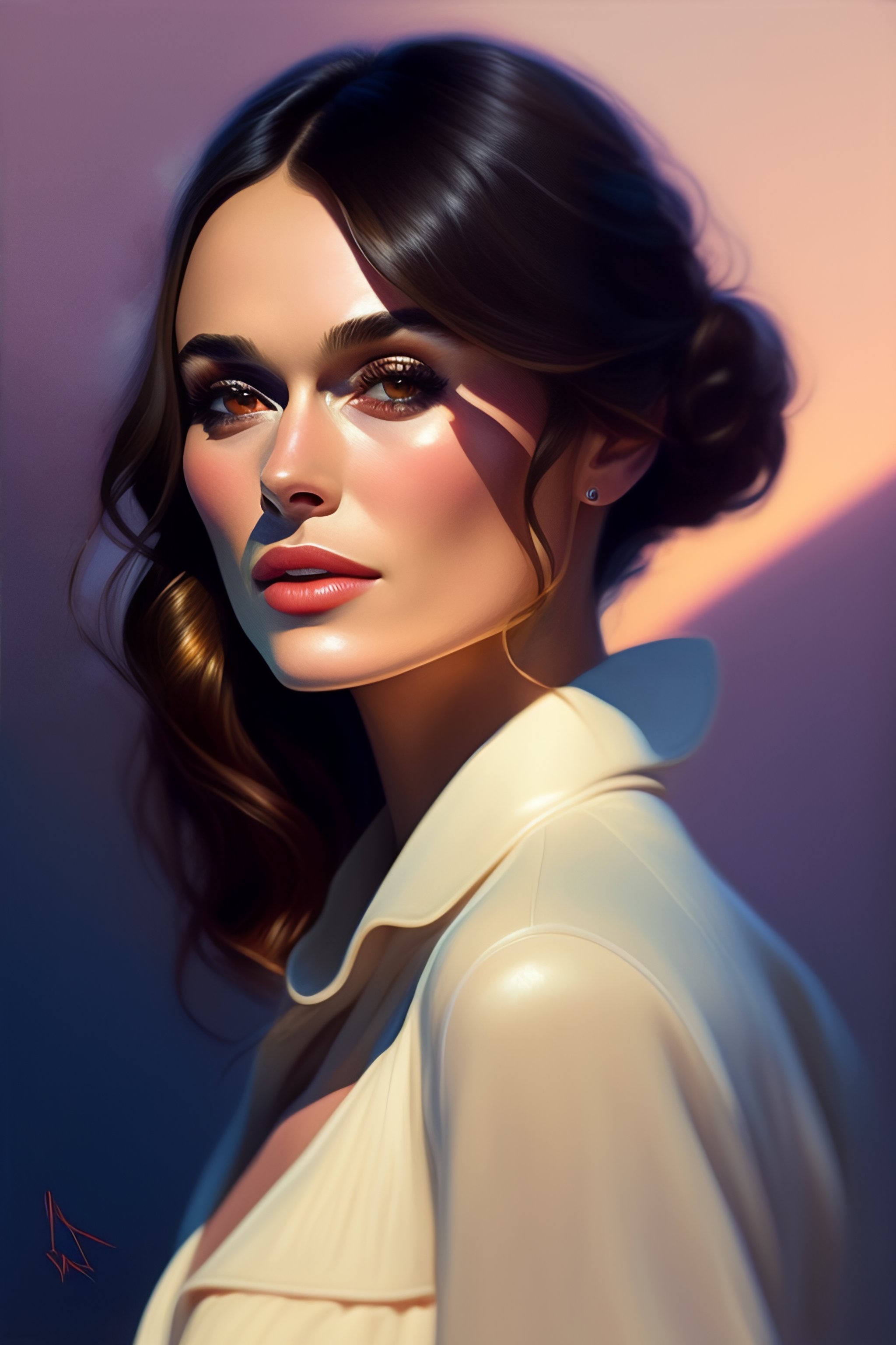 Lexica - Keira Knightleyas an elegant girl in urban outfit, cute fine ...