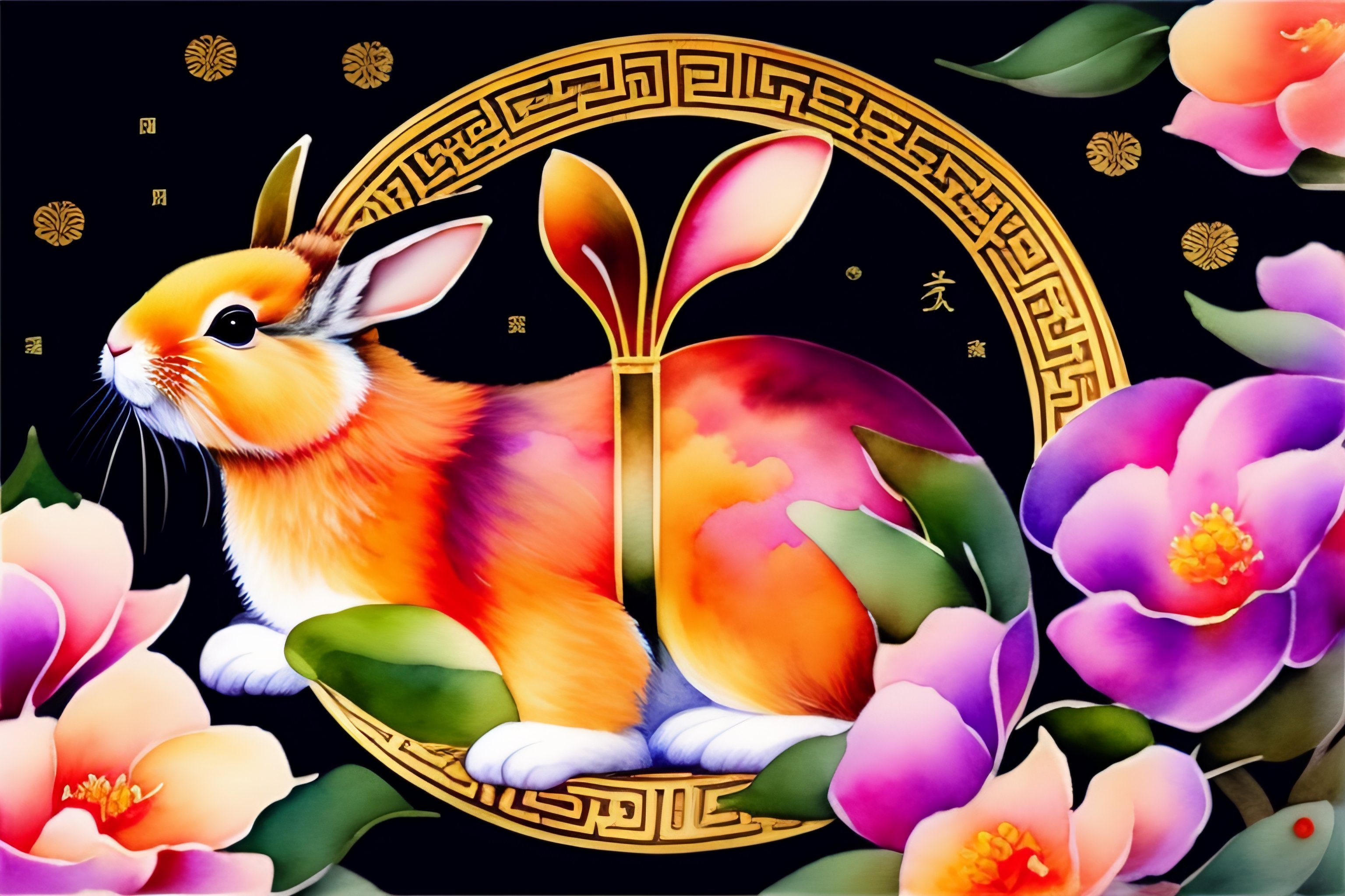 Lexica - Chinese new year 2023 year of rabbit zodiac banner as ...