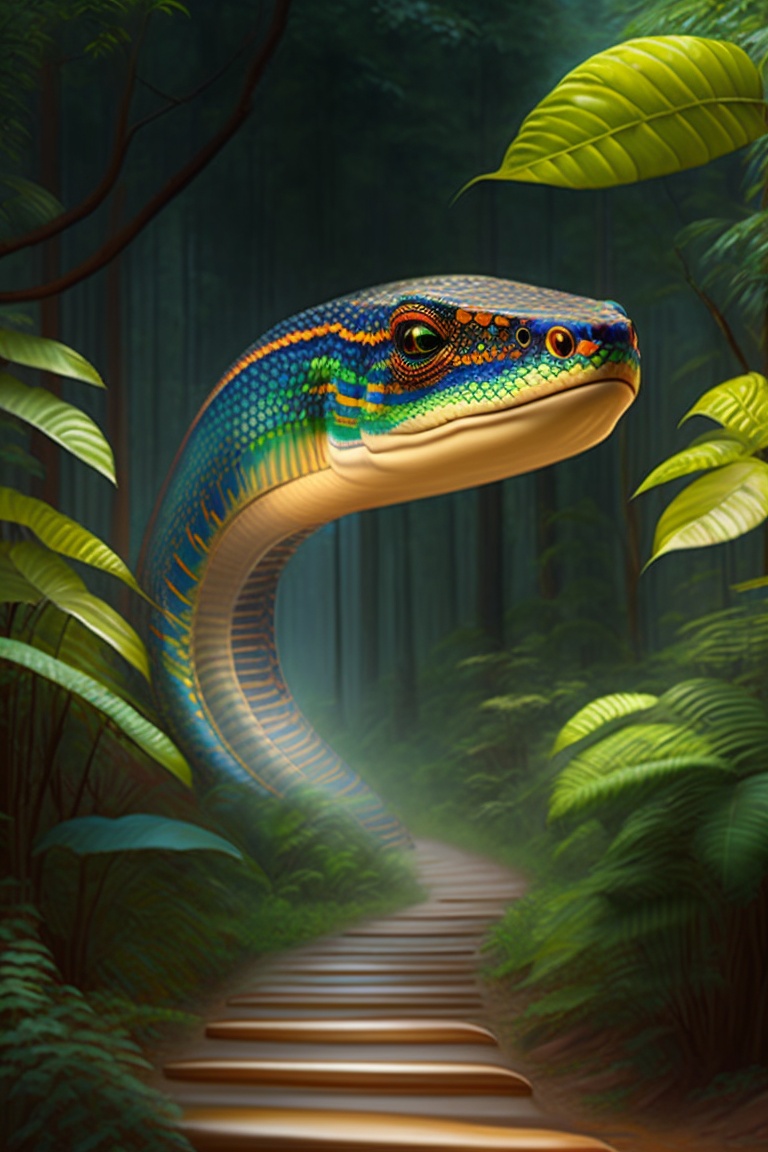 Lexica - In the dense forests of the Amazon, there was a giant serpent ...