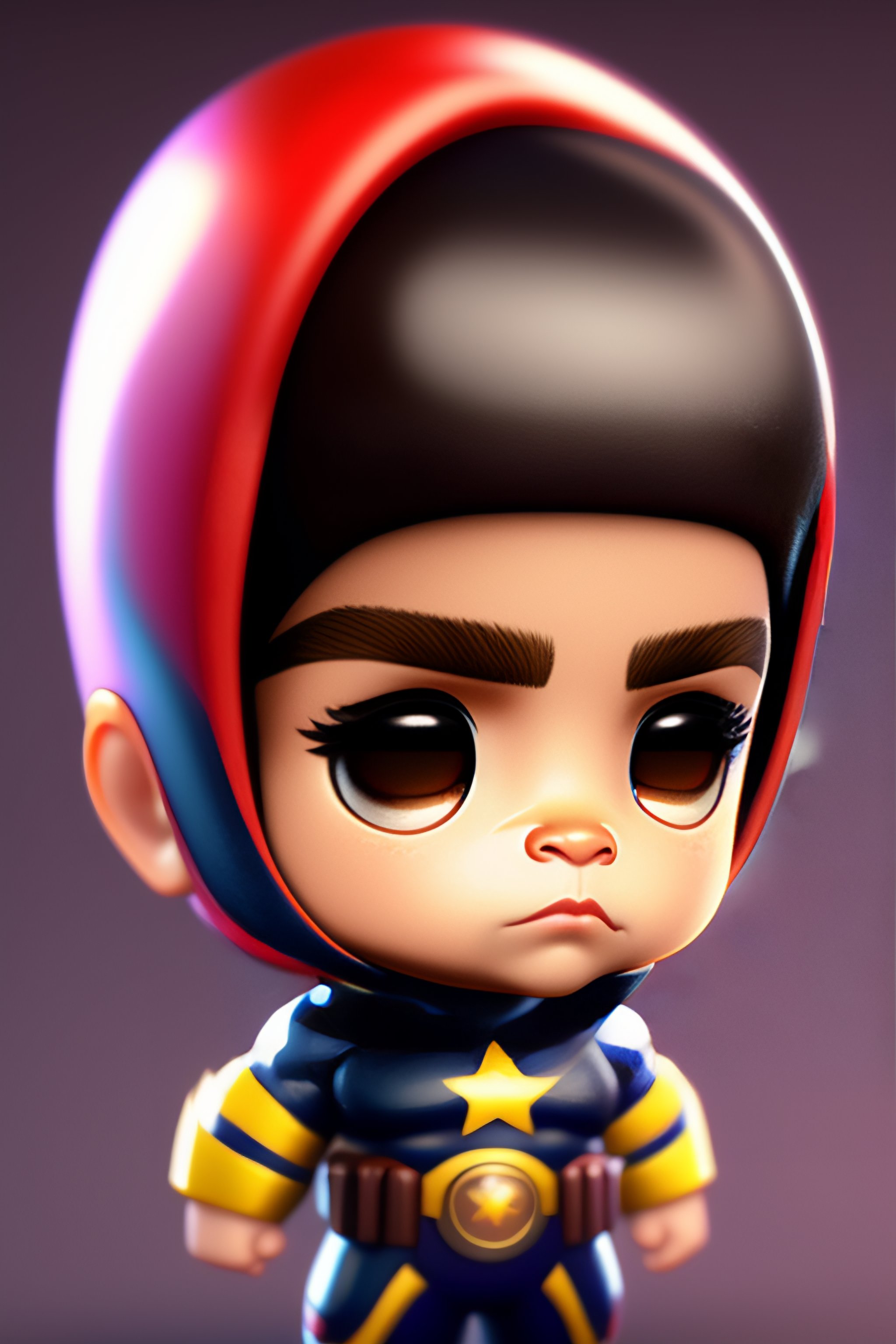 Lexica - Cute chibi marvel character, 3d, unreal engine