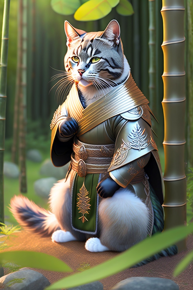 Lexica - In a mystical realm where ancient traditions and feline grace ...