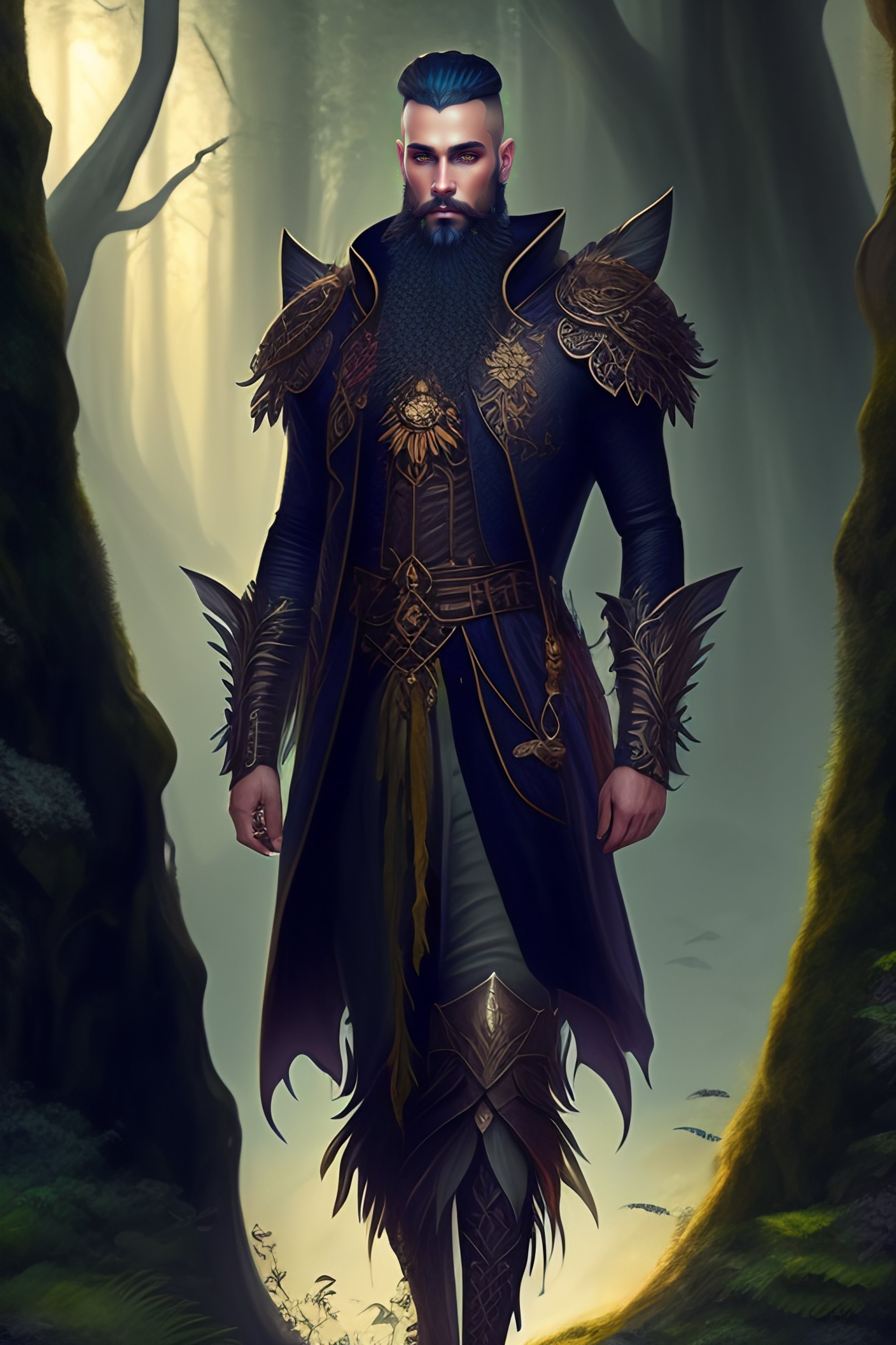 Lexica - A beautiful digital illustration painting of a detailed gothic ...