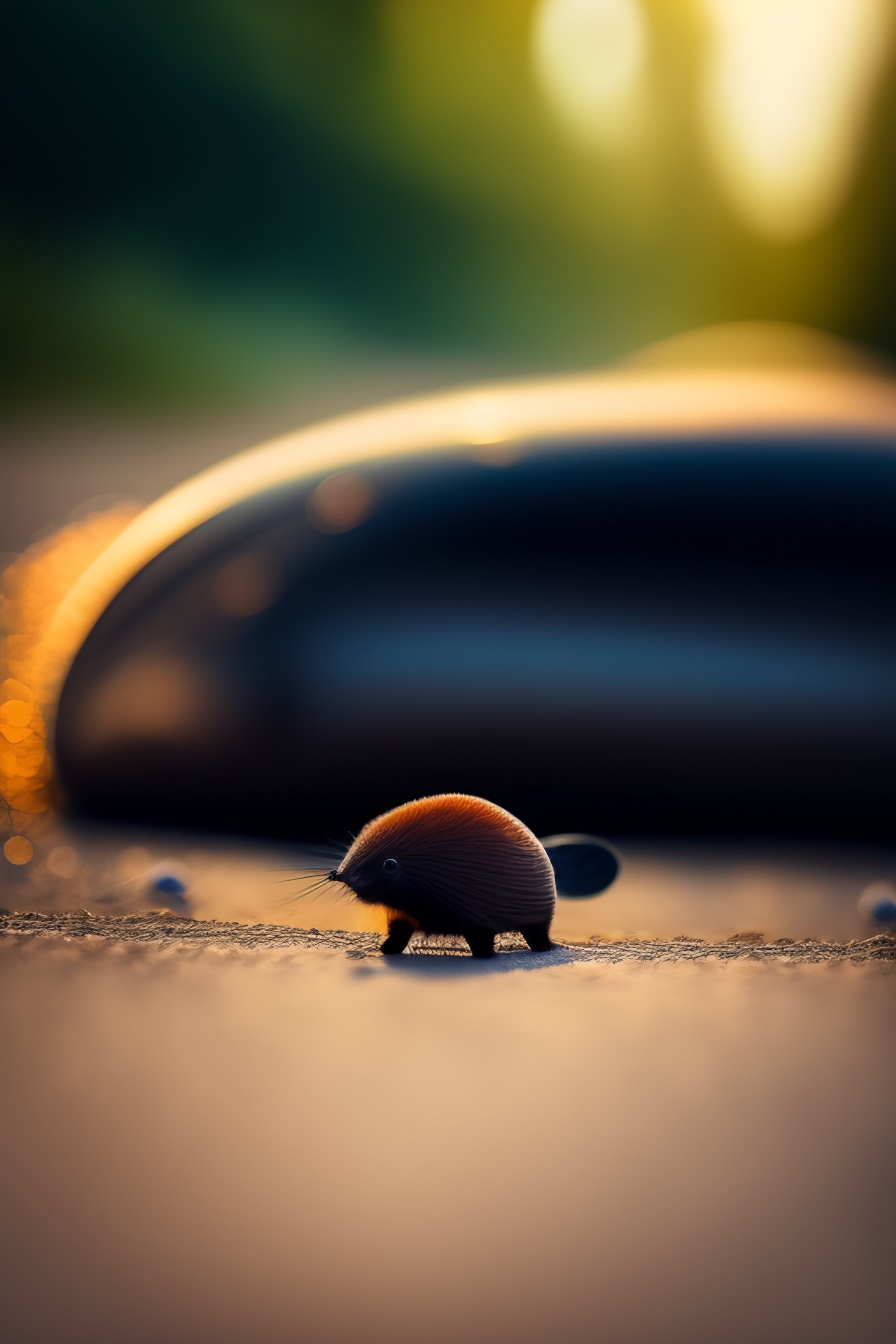 Lexica - A mole on a motorcycle