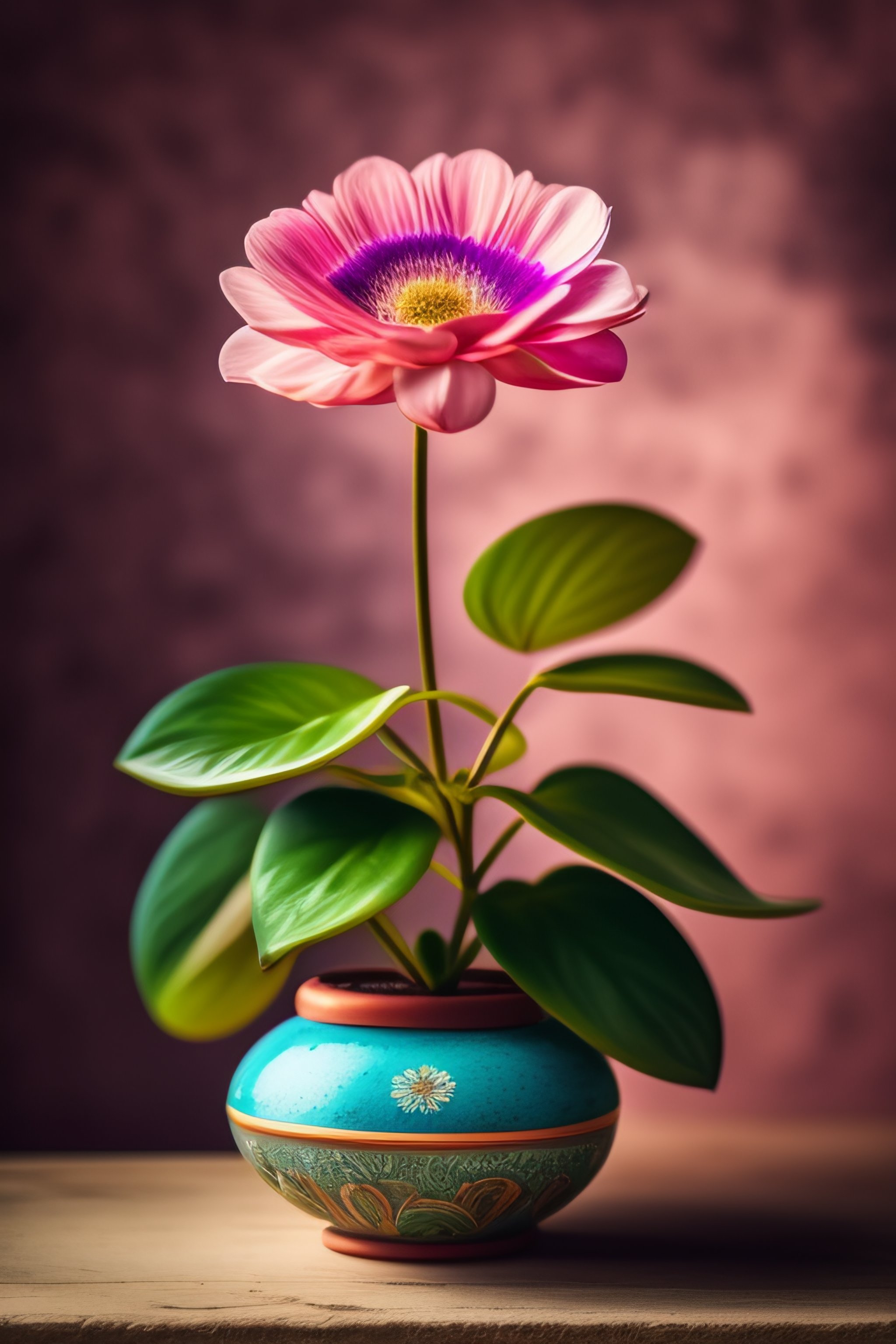 Lexica - Flower plant in nice pot, no background, beautiful colors, hq ...