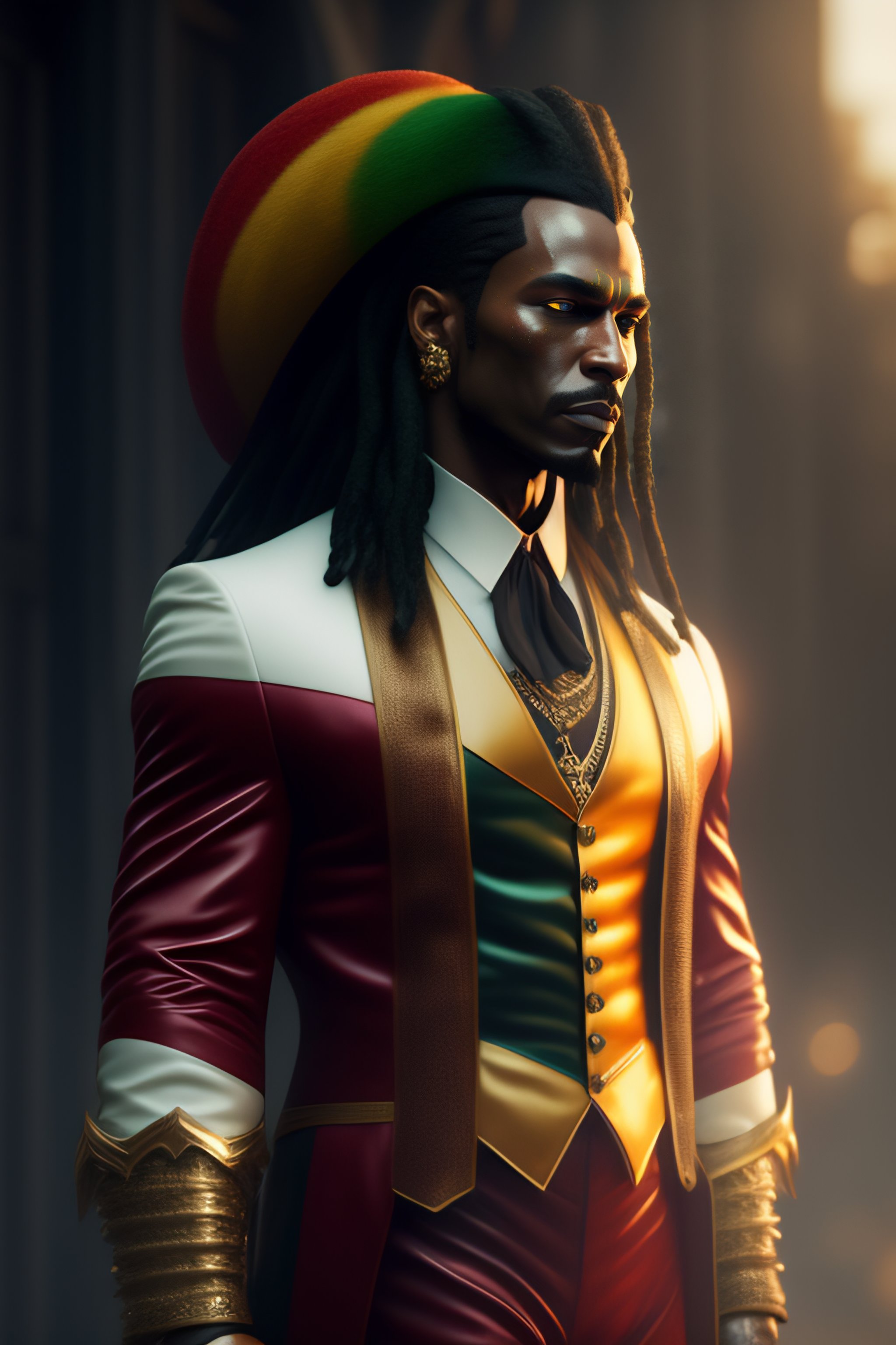 Lexica - Rasta Joker, 8k portrait, highly detailed, beautiful, model ...