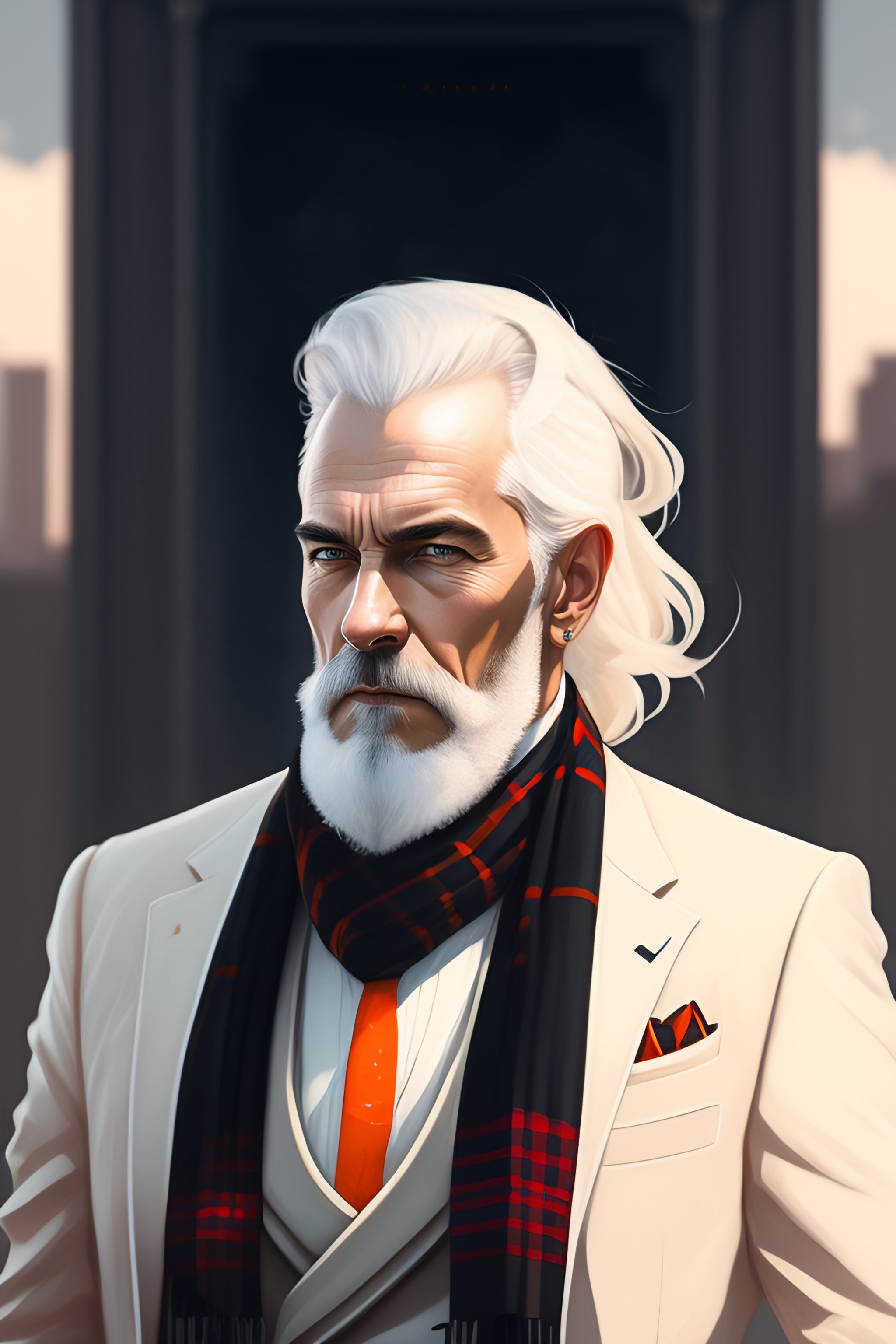 Lexica - Highly detailed portrait of a old creepy businessman , balding ...