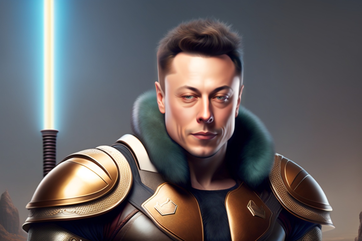 Lexica - Elon musk, greek God, 4K