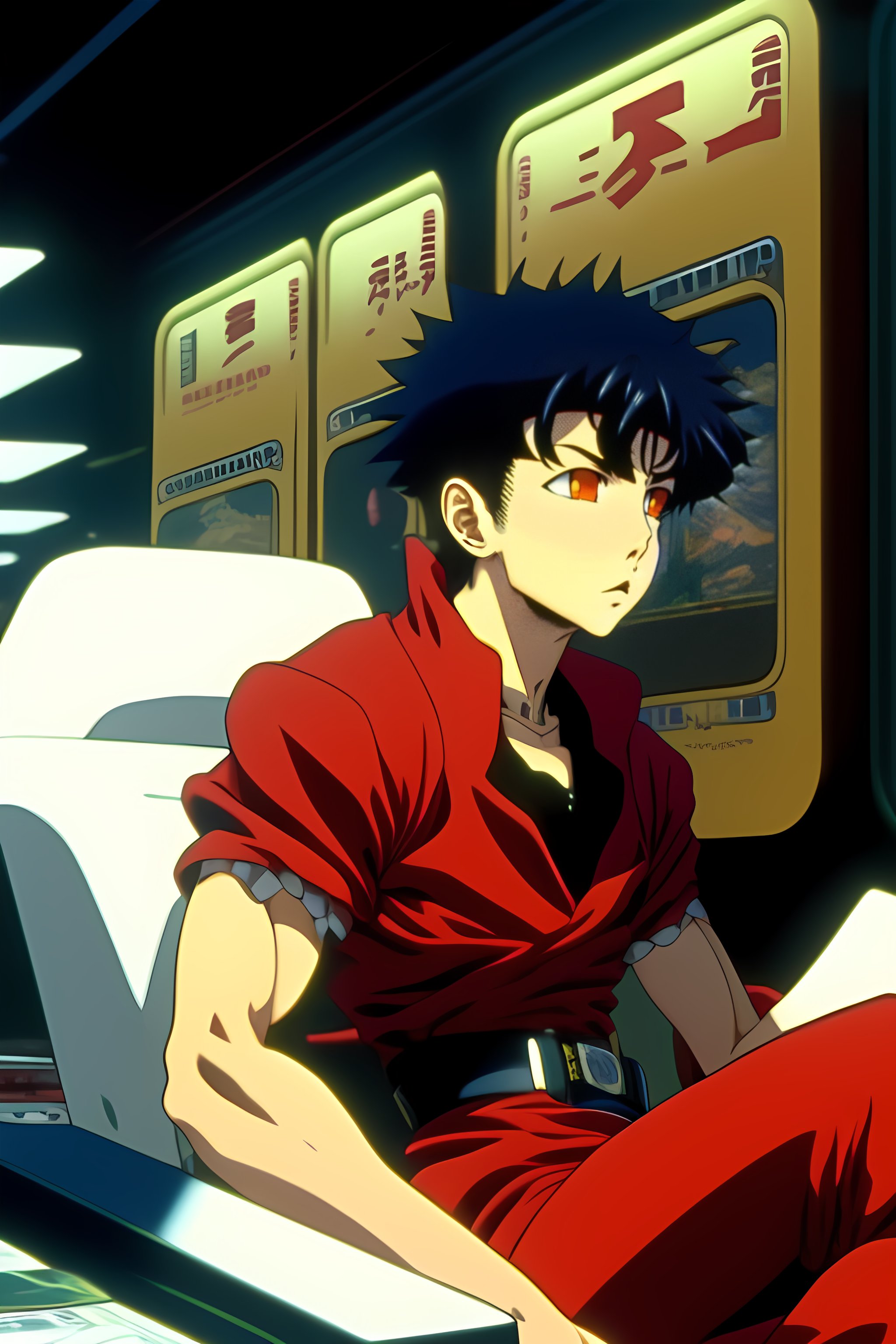 Lexica - Vintage anime screenshot from akira, 90’s anime aesthetic. a ...