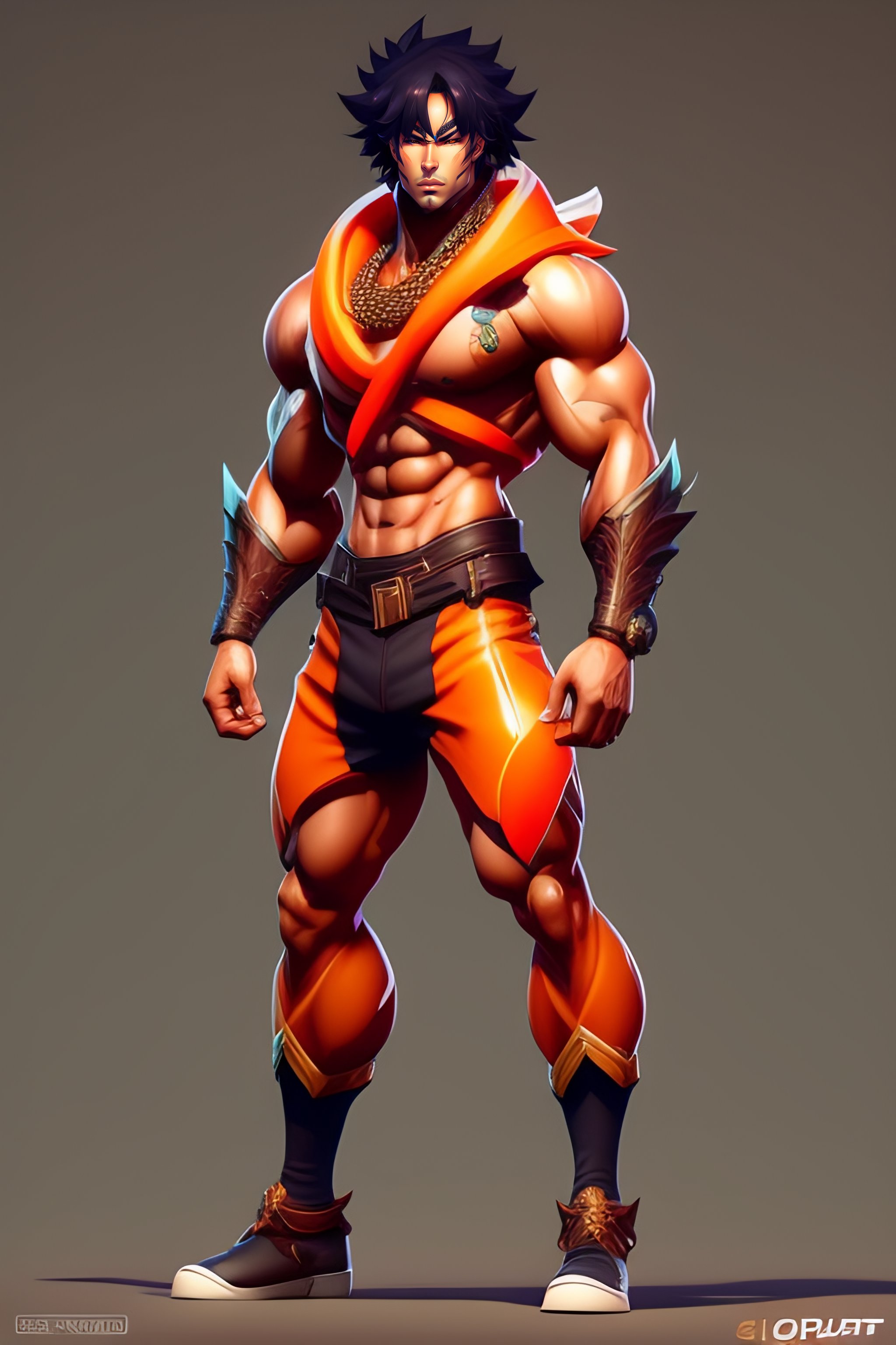 Lexica - Ripped carrot man, full body, human figure, highly detailed ...