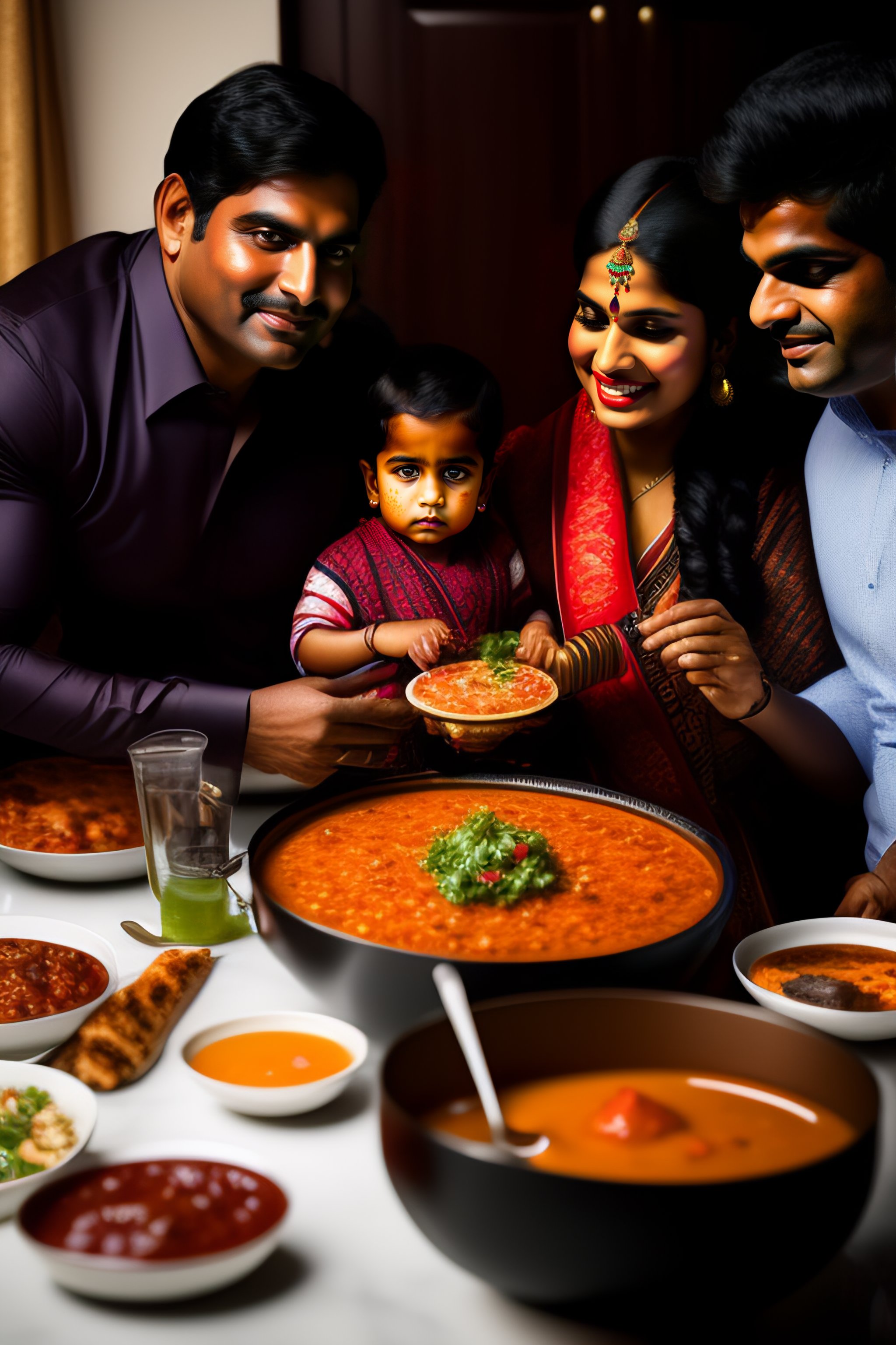 Indian Family Dinner