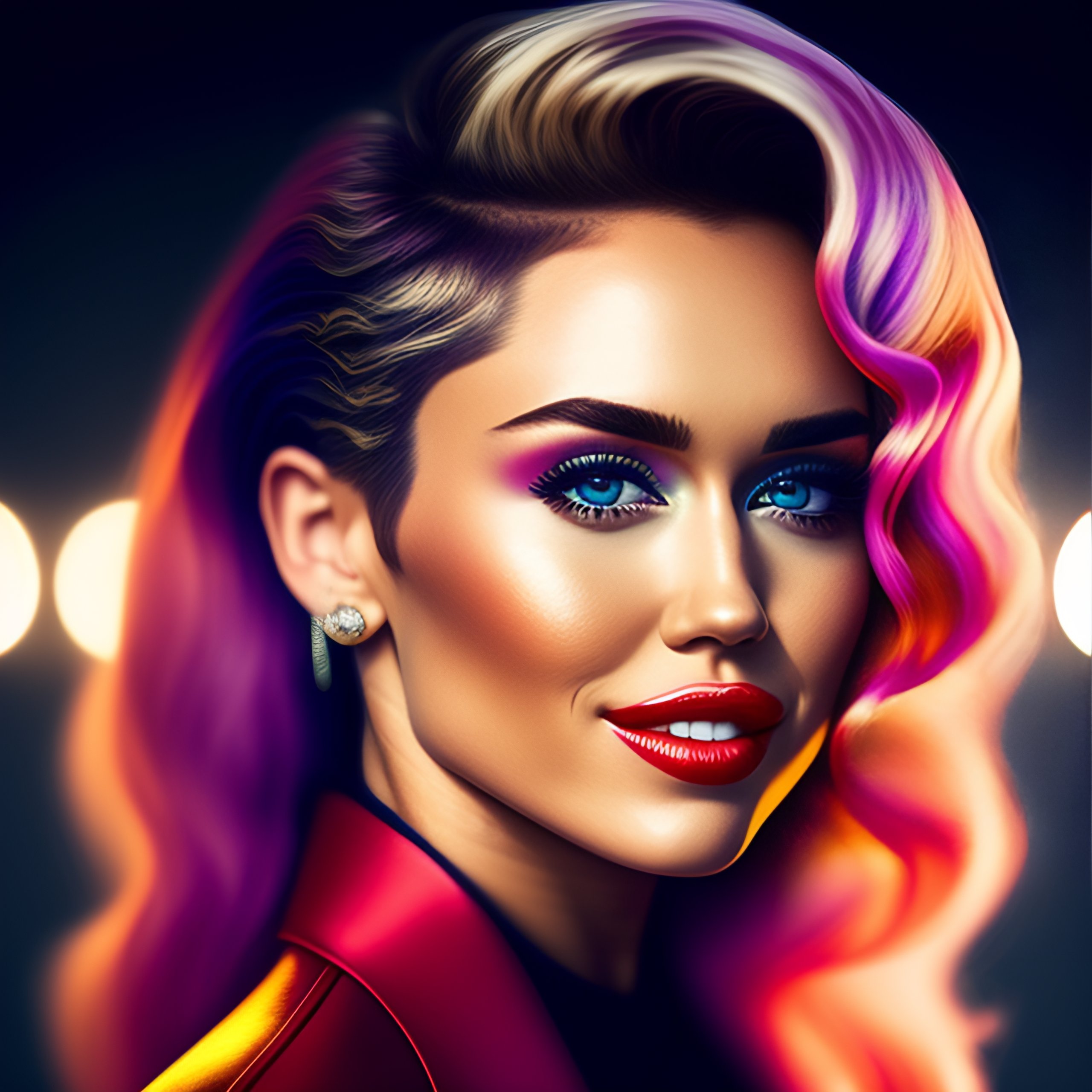 Miley Cyrus Caricature