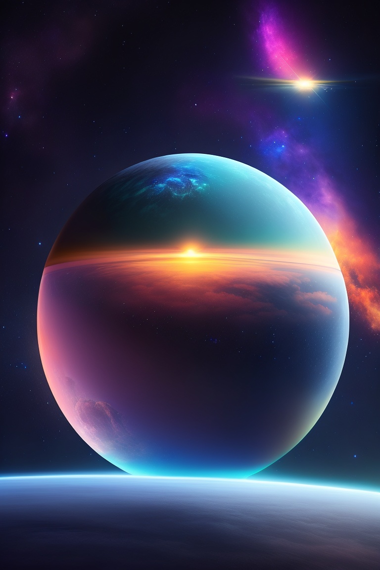 Lexica - Nft planet , galaxy , earth