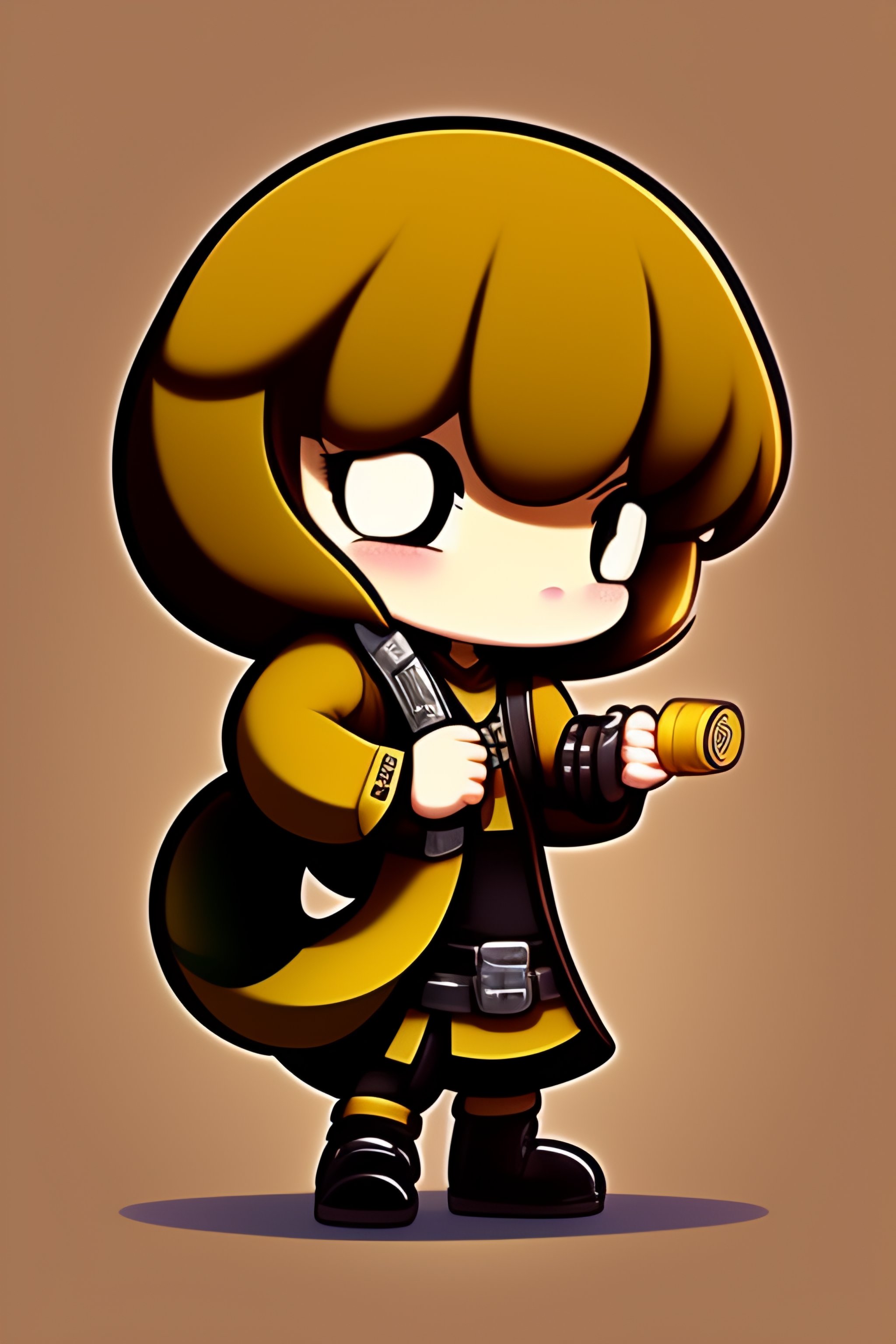 Lexica - Cute chibi snake dancing