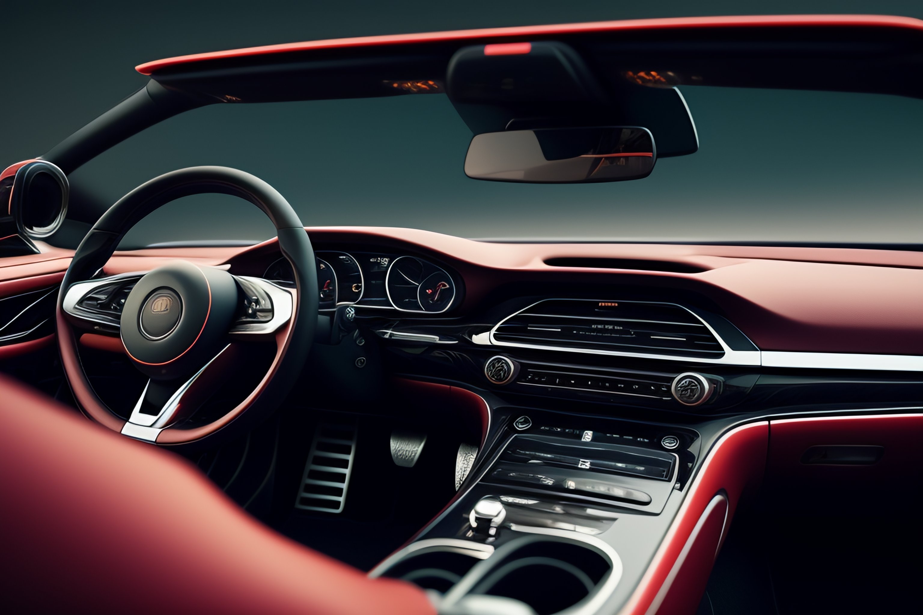 Lexica - Professional product photo of car dashboard, intricate fabric ...