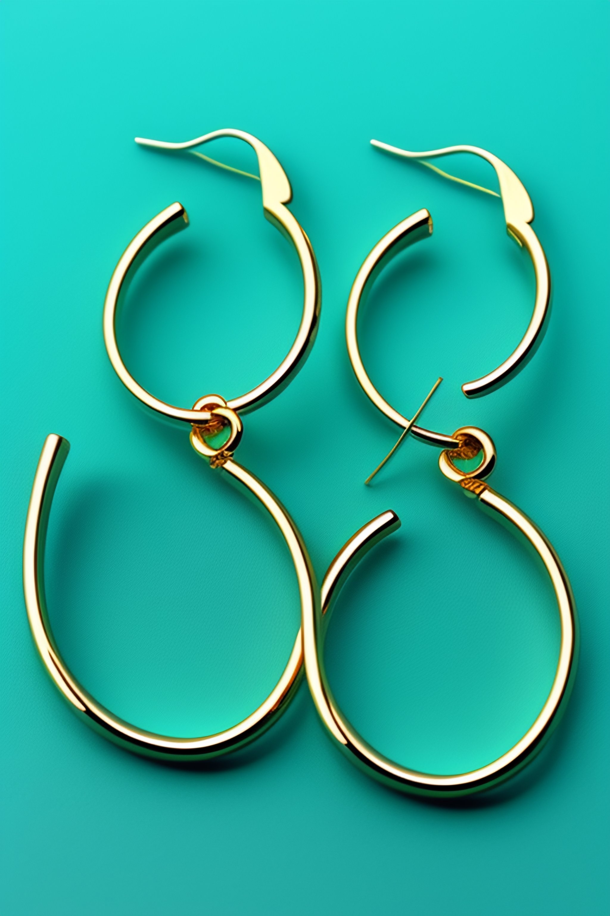 Lexica - Hyper detailed minimalistic rocker style hoop earring design ...