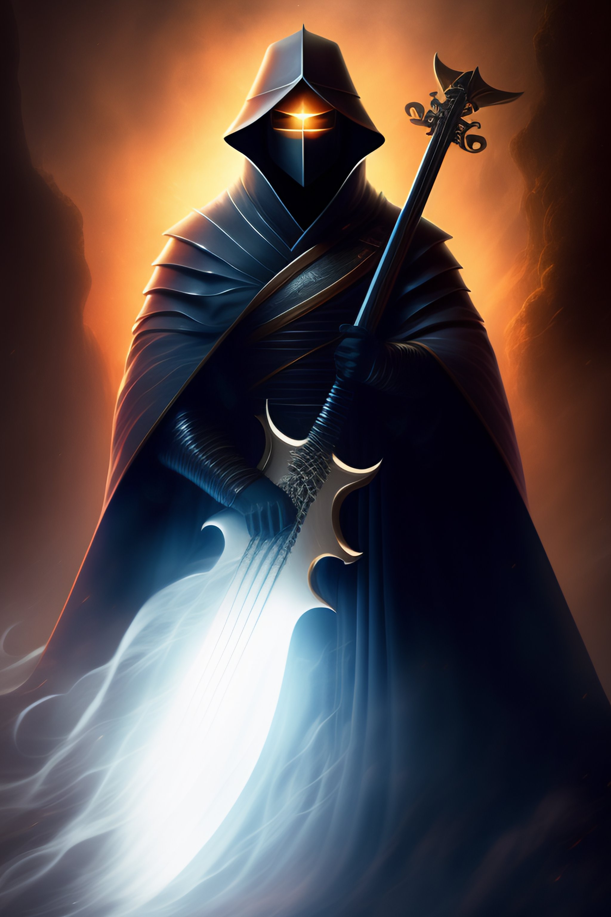 Lexica - Modern ghost with two katana