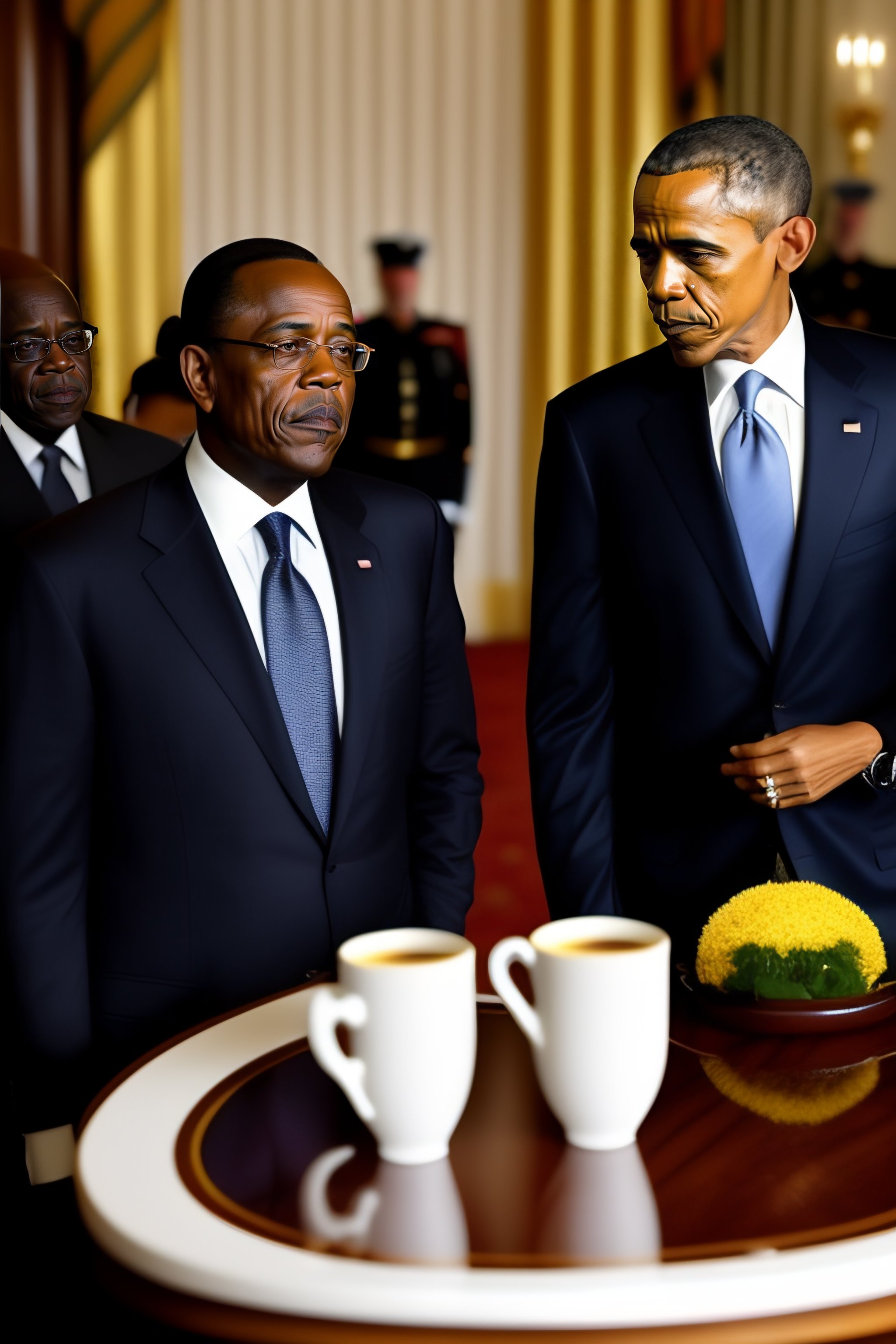 Lexica - Obama and Babangida having coffee