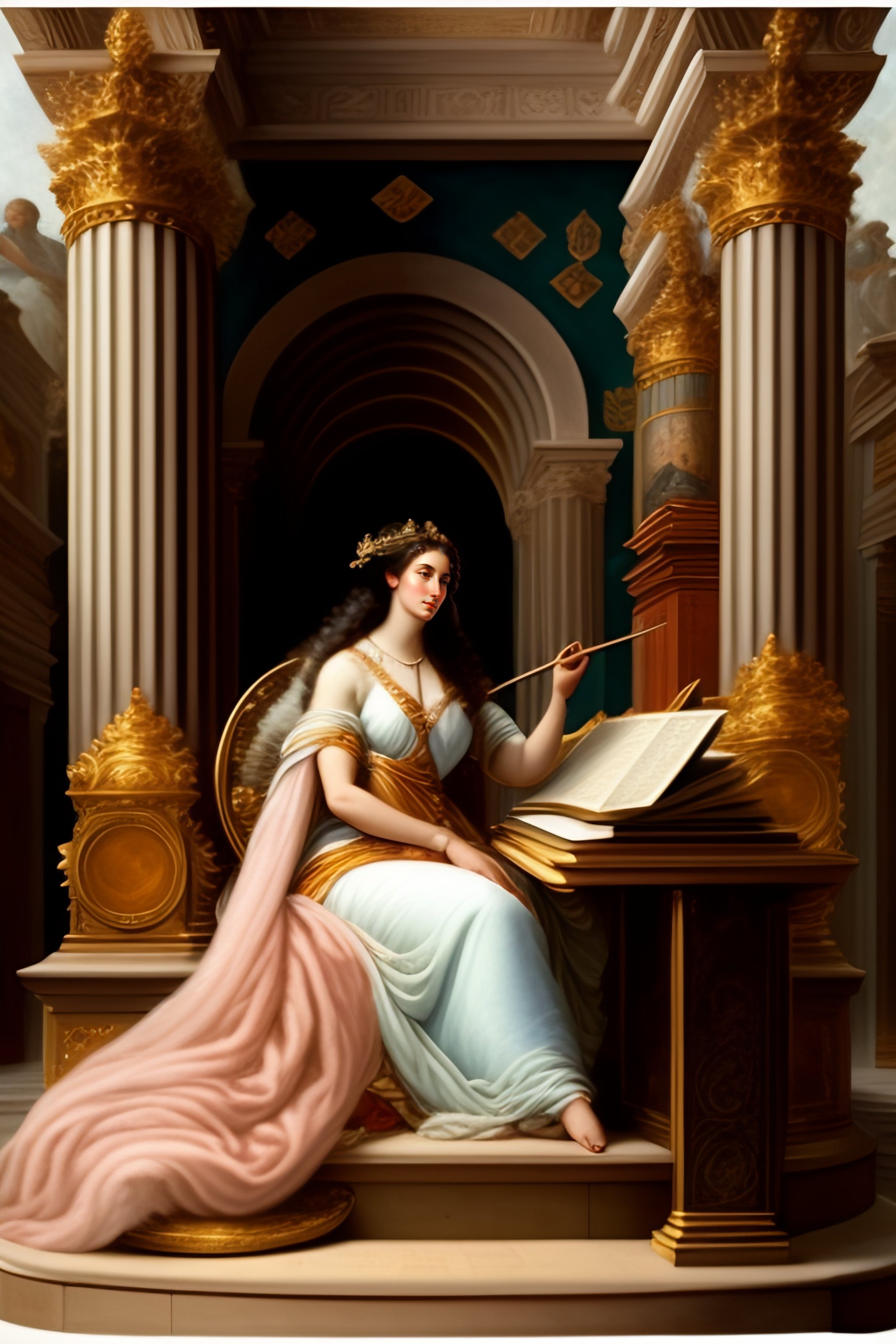 Lexica - Image of Ariadne seated among the other philosophers ...
