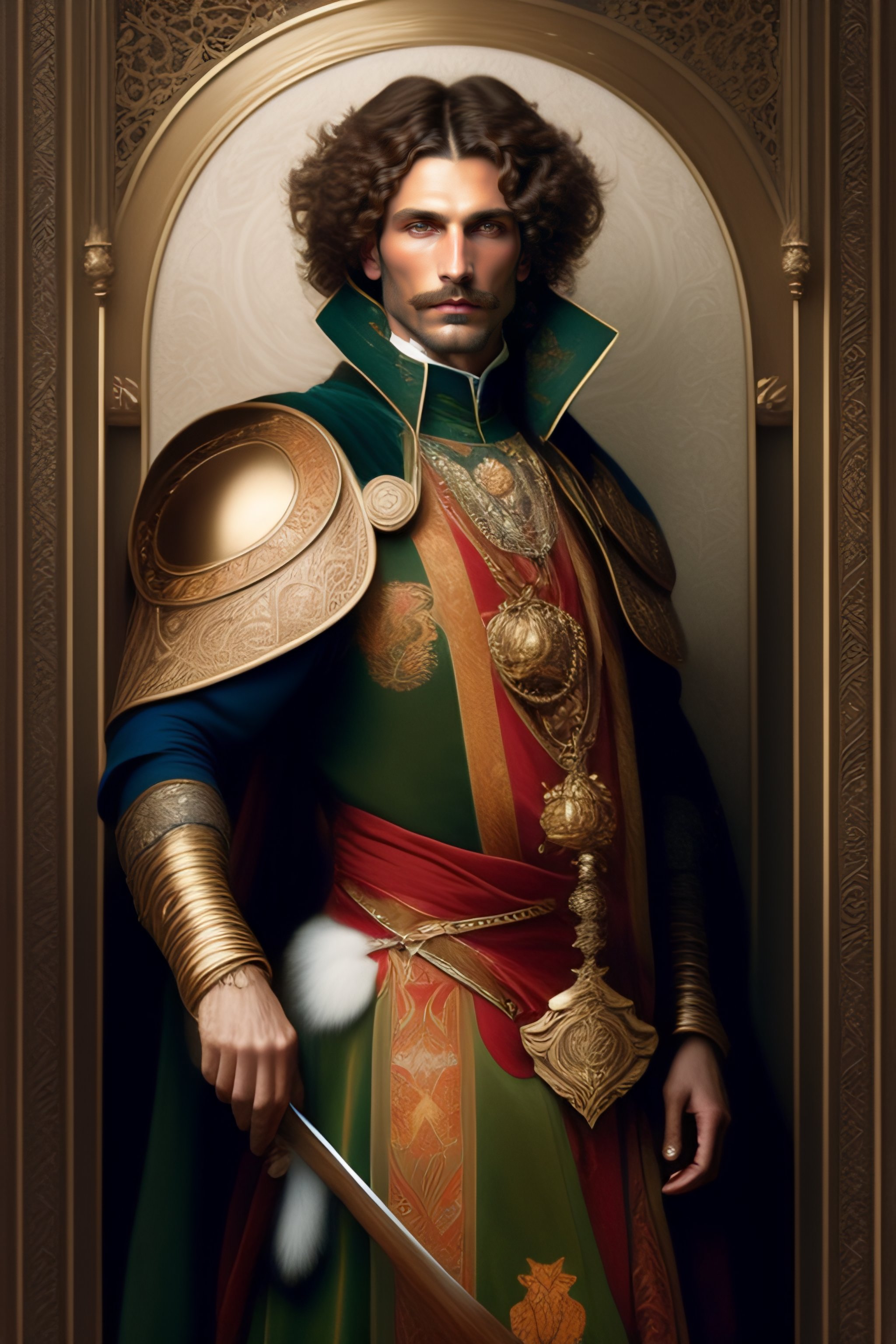 Lexica - Nerevar with a Scottish Deerhound, young, beautiful, atractive ...