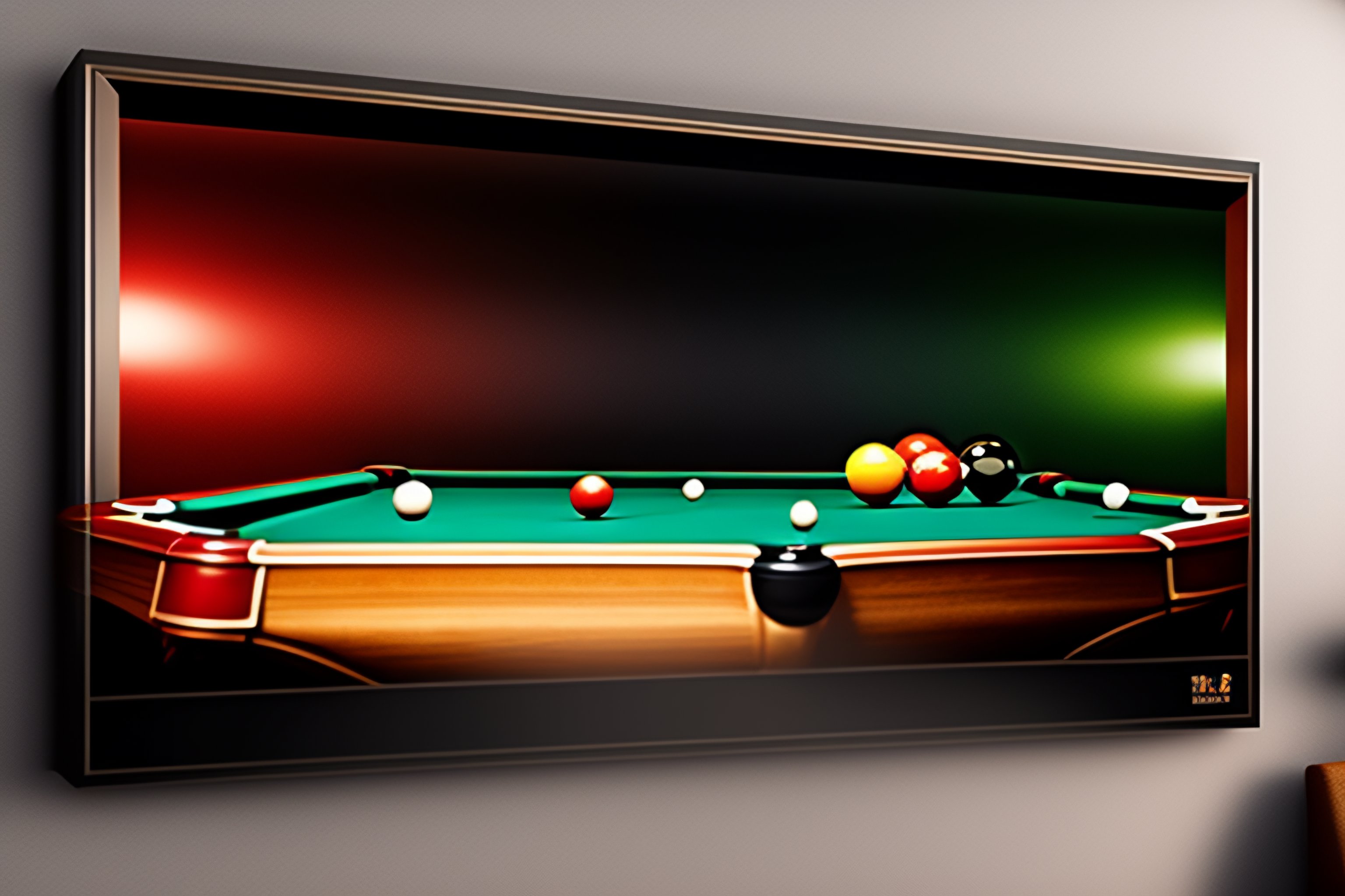 Lexica - Billard wall art poster,high details,4k
