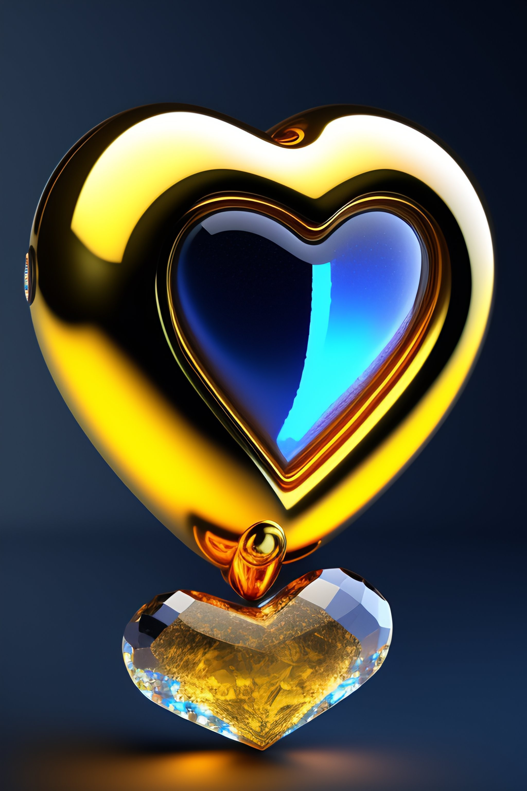 Lexica - Realistic image of a small antique golden luminous key inside ...