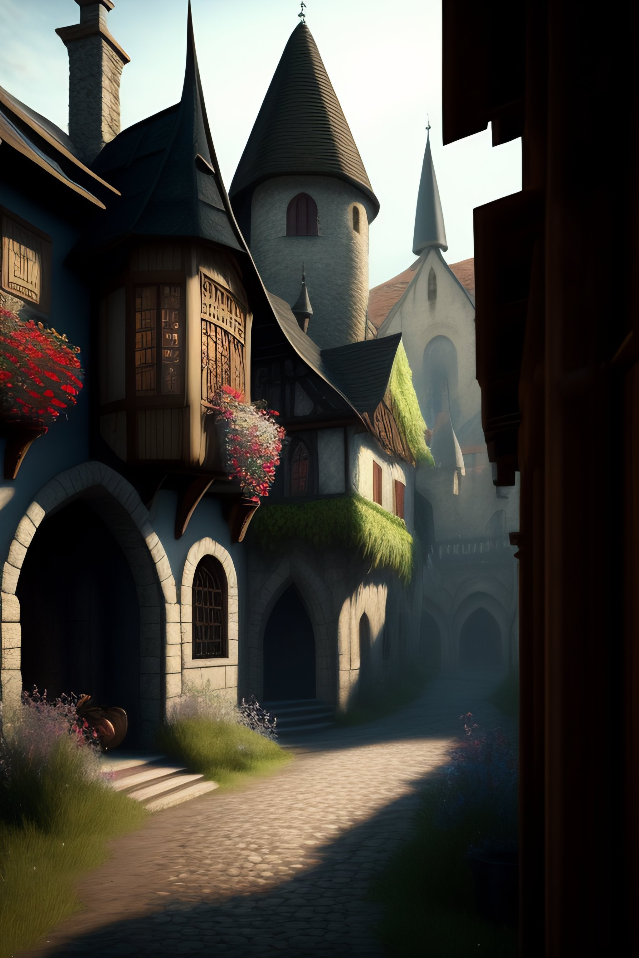 Lexica - Old medieval town gothic dark
