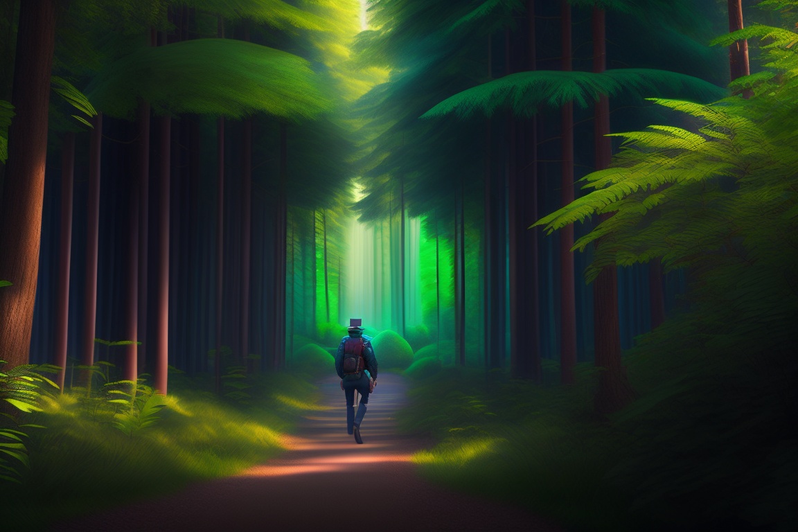 Lexica - Once upon a time, in a lush green forest -- ar 16:9