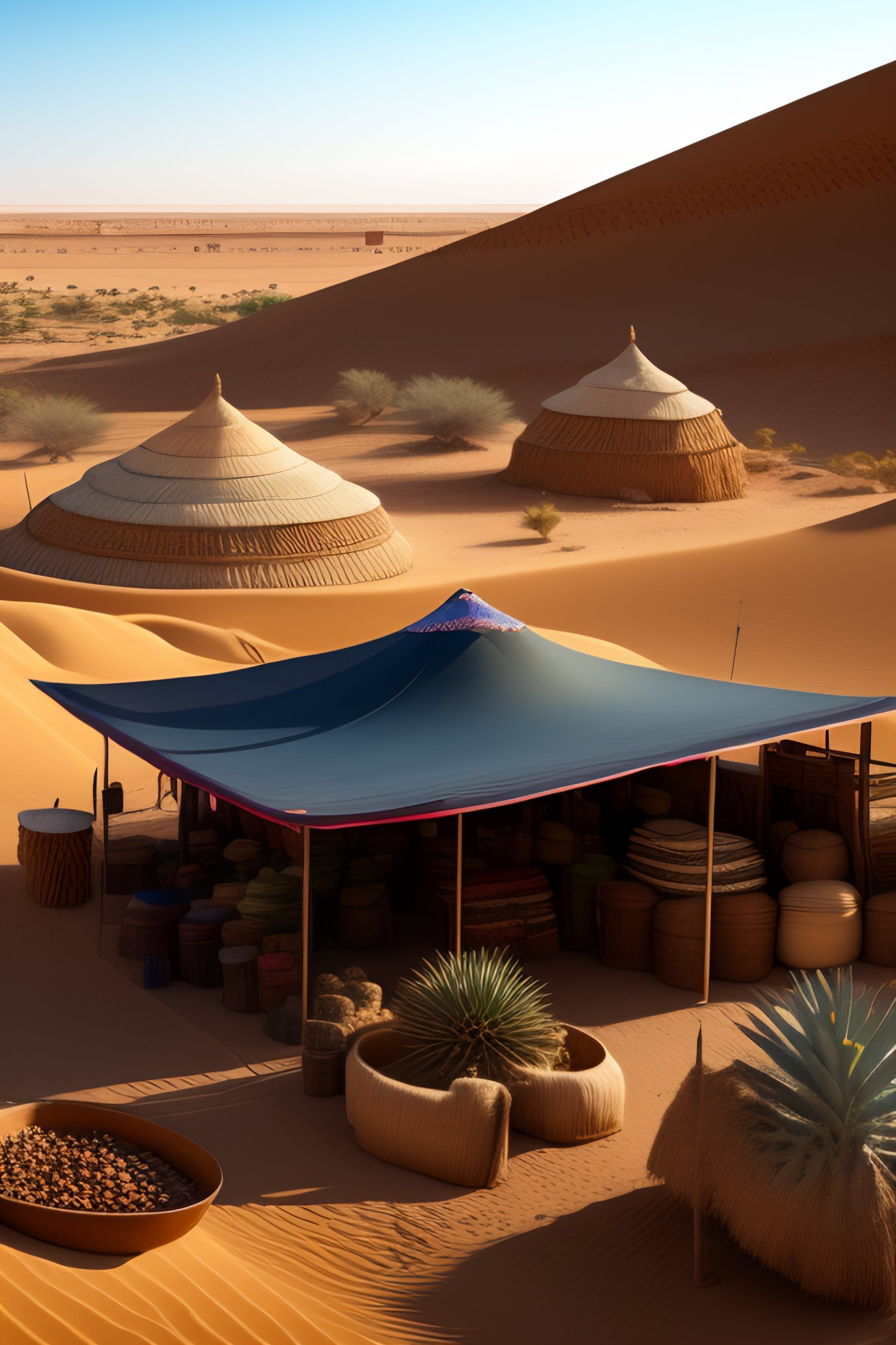 Lexica - ARAB MARKET IN THE DESERT