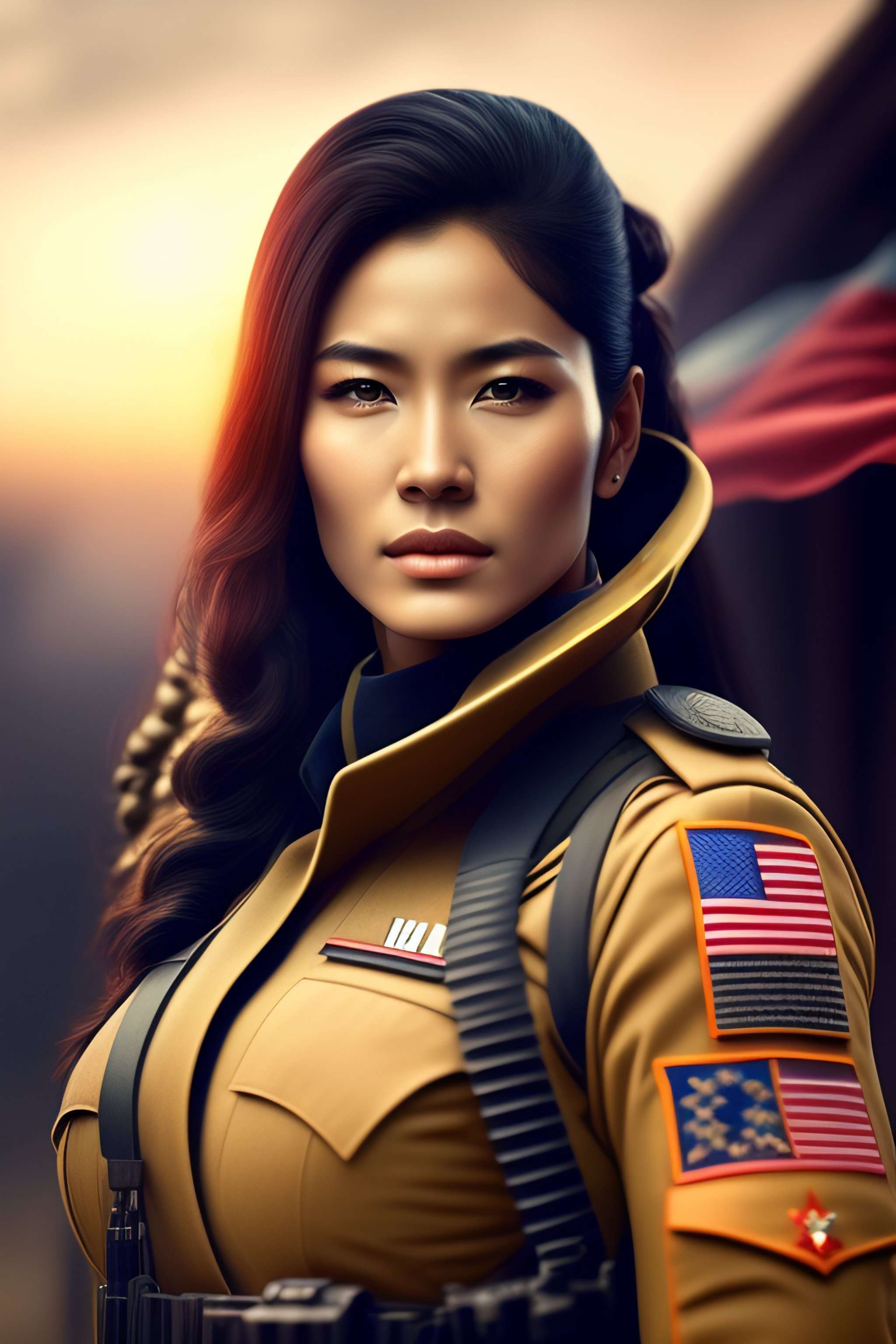 Lexica - Woman soldier